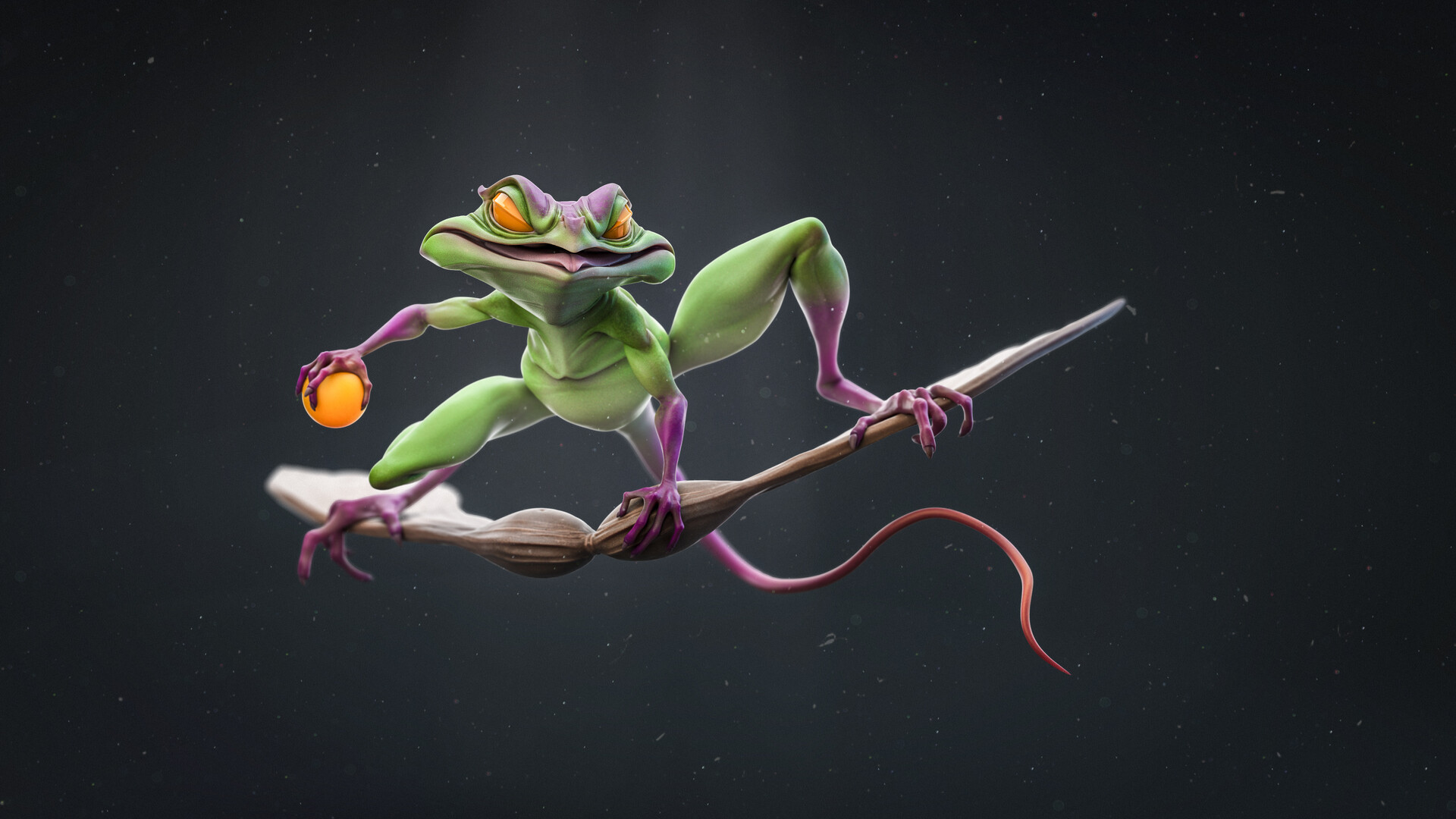 ArtStation - Green Froglin