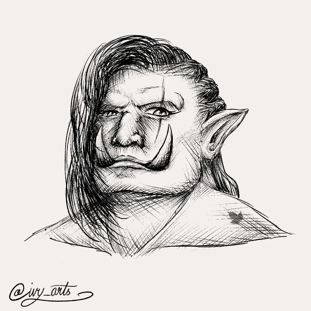 ArtStation - Ogre Sketch