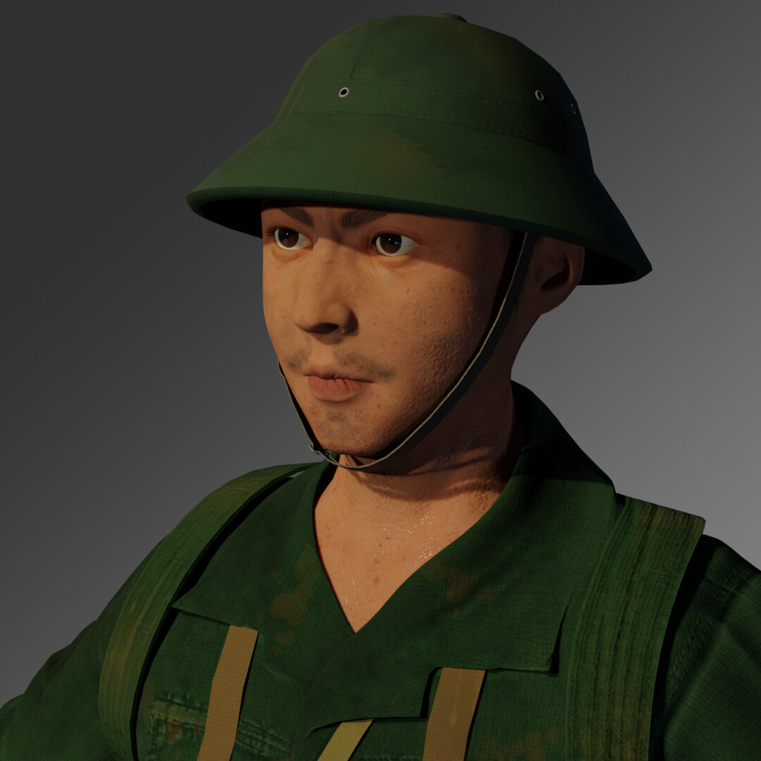 ArtStation - 65s VietCong Soldier