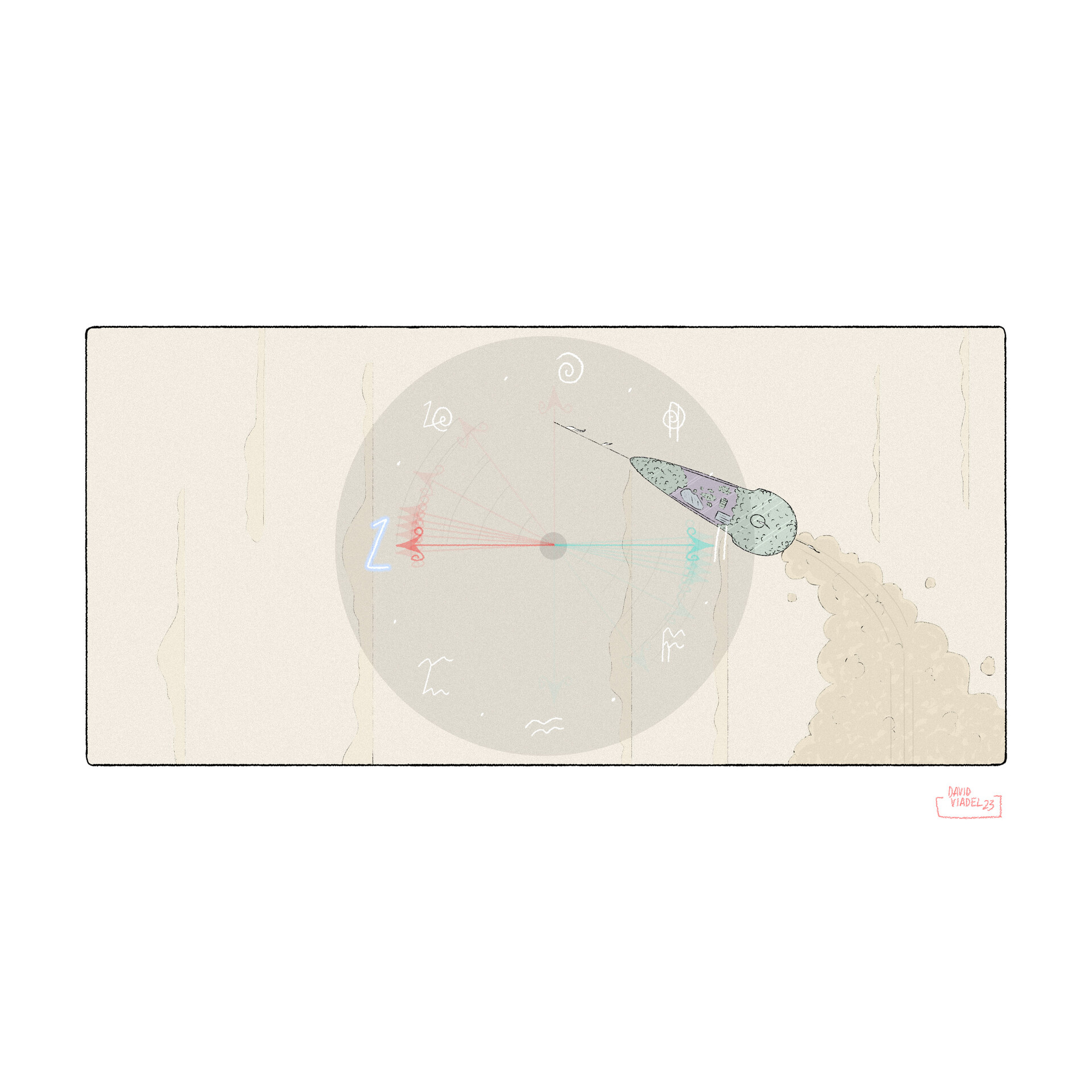 ArtStation - #16 Compass - Inktober 2021