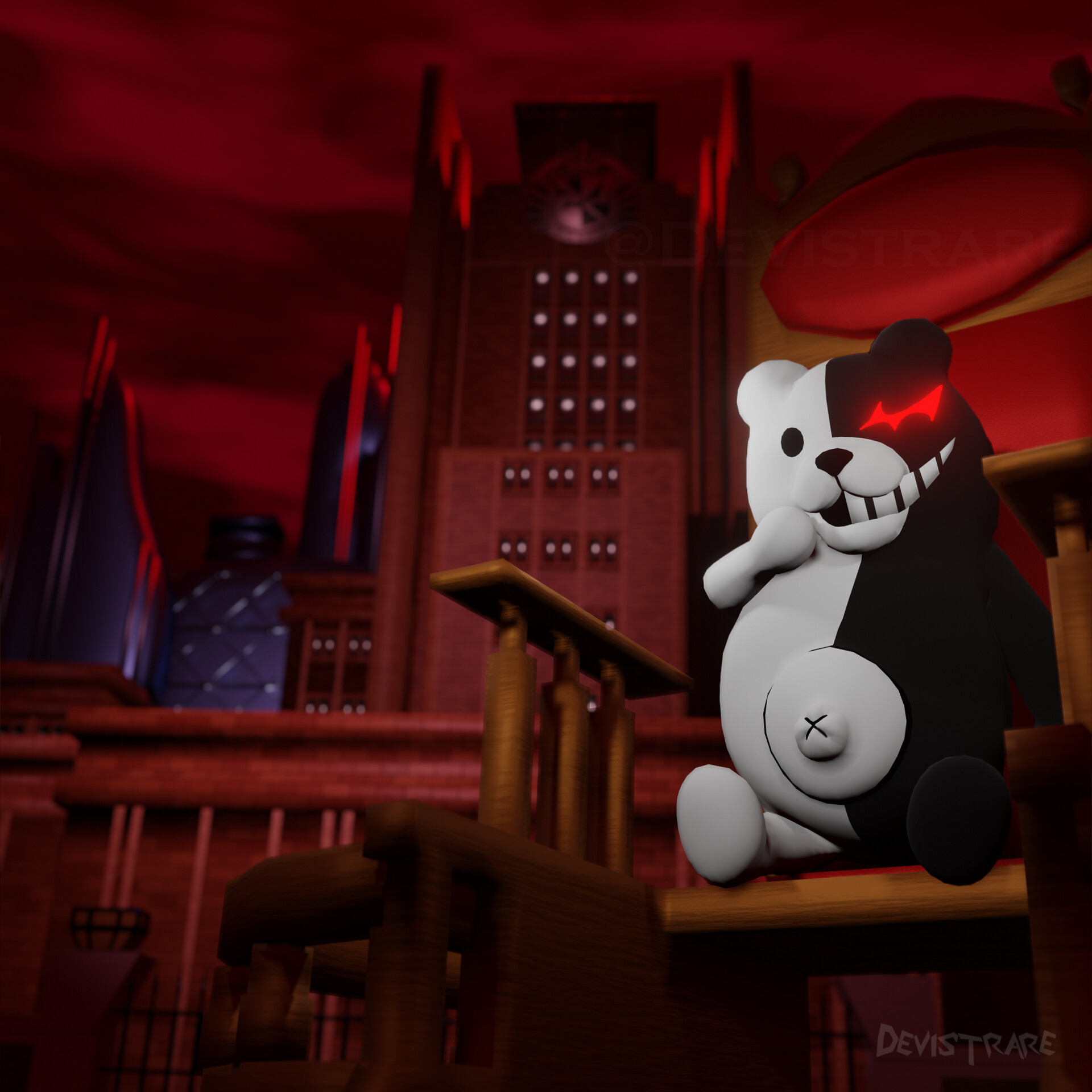 ArtStation - Monokuma the Bear of Despair