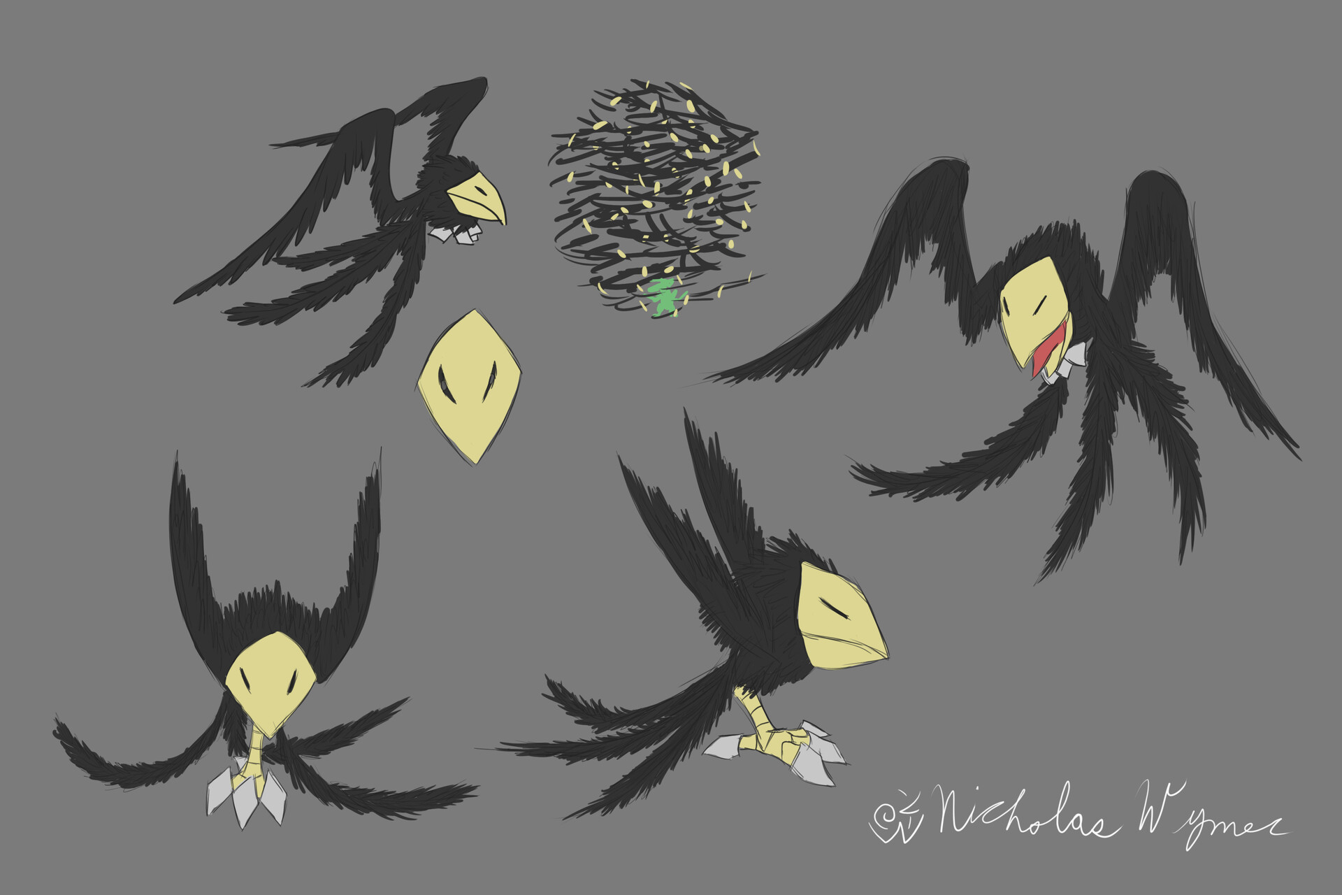 ArtStation - Crow Concept Art