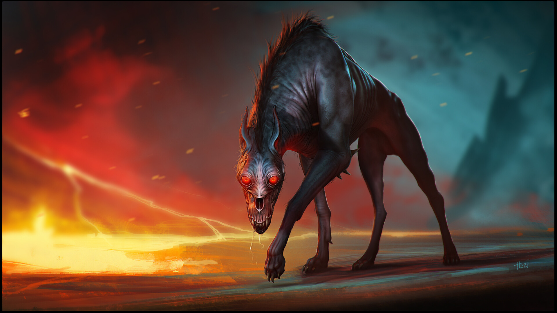ArtStation - Hellhound