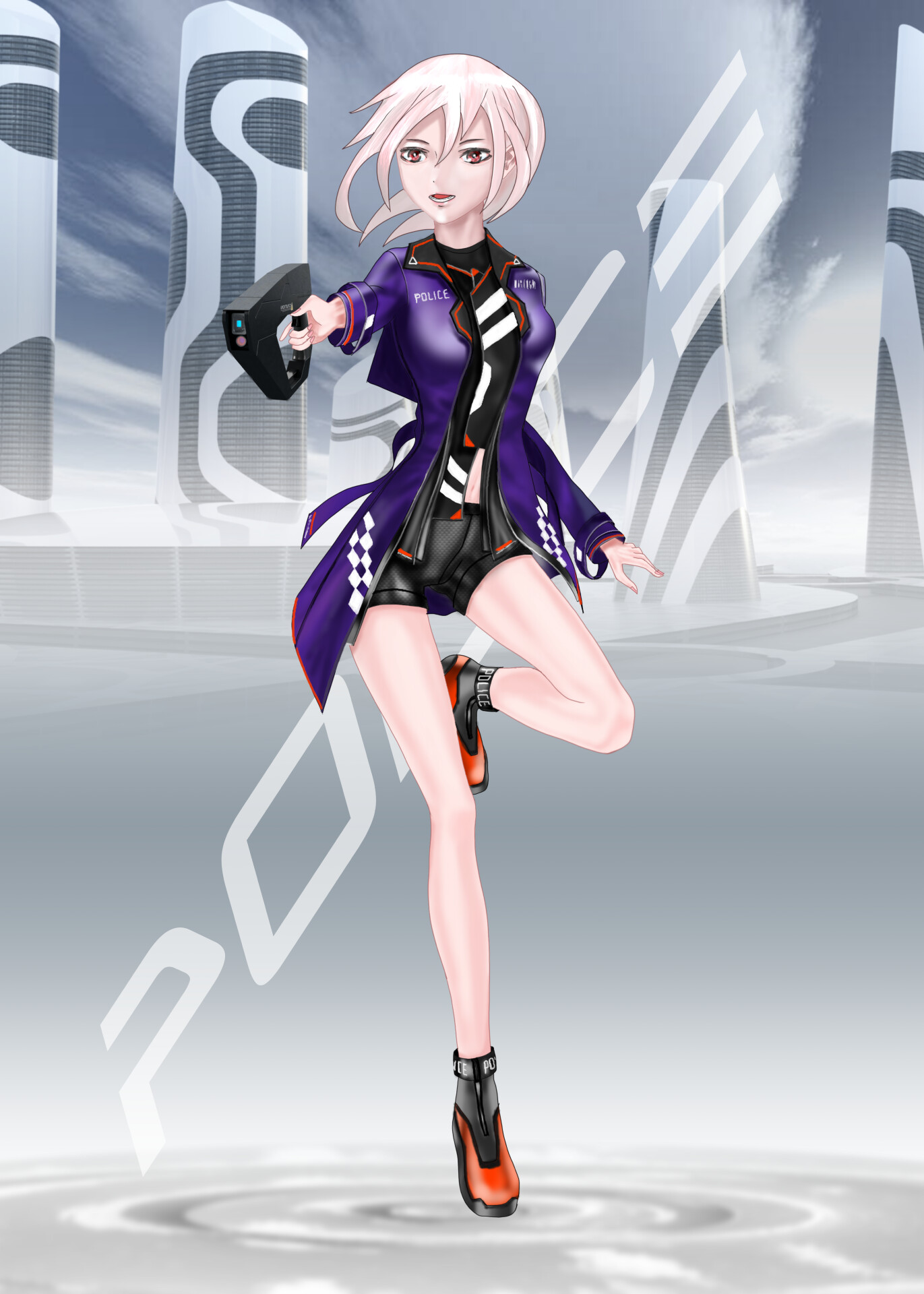 ArtStation - POLICE GIRL