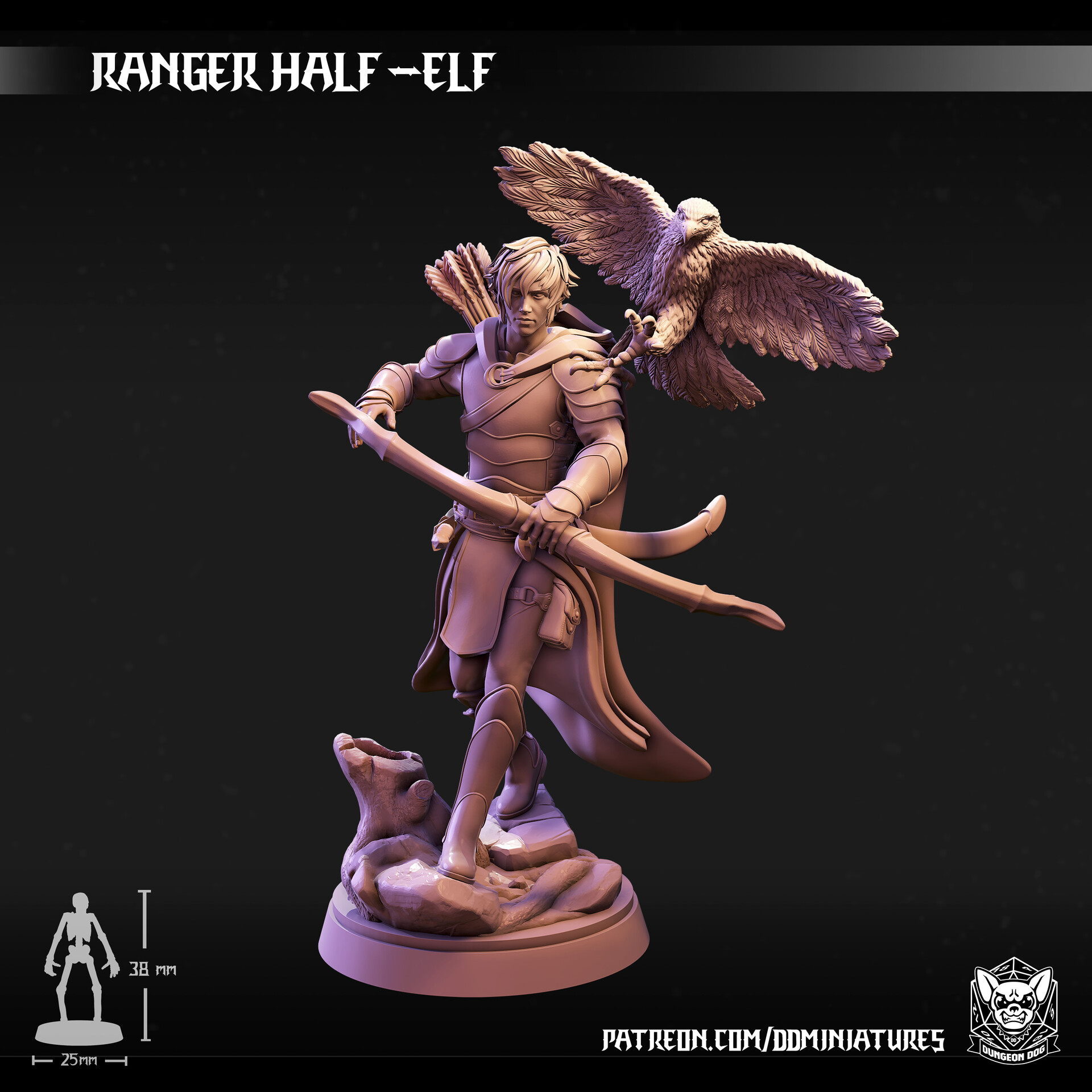 ArtStation - Ranger Half-Elf