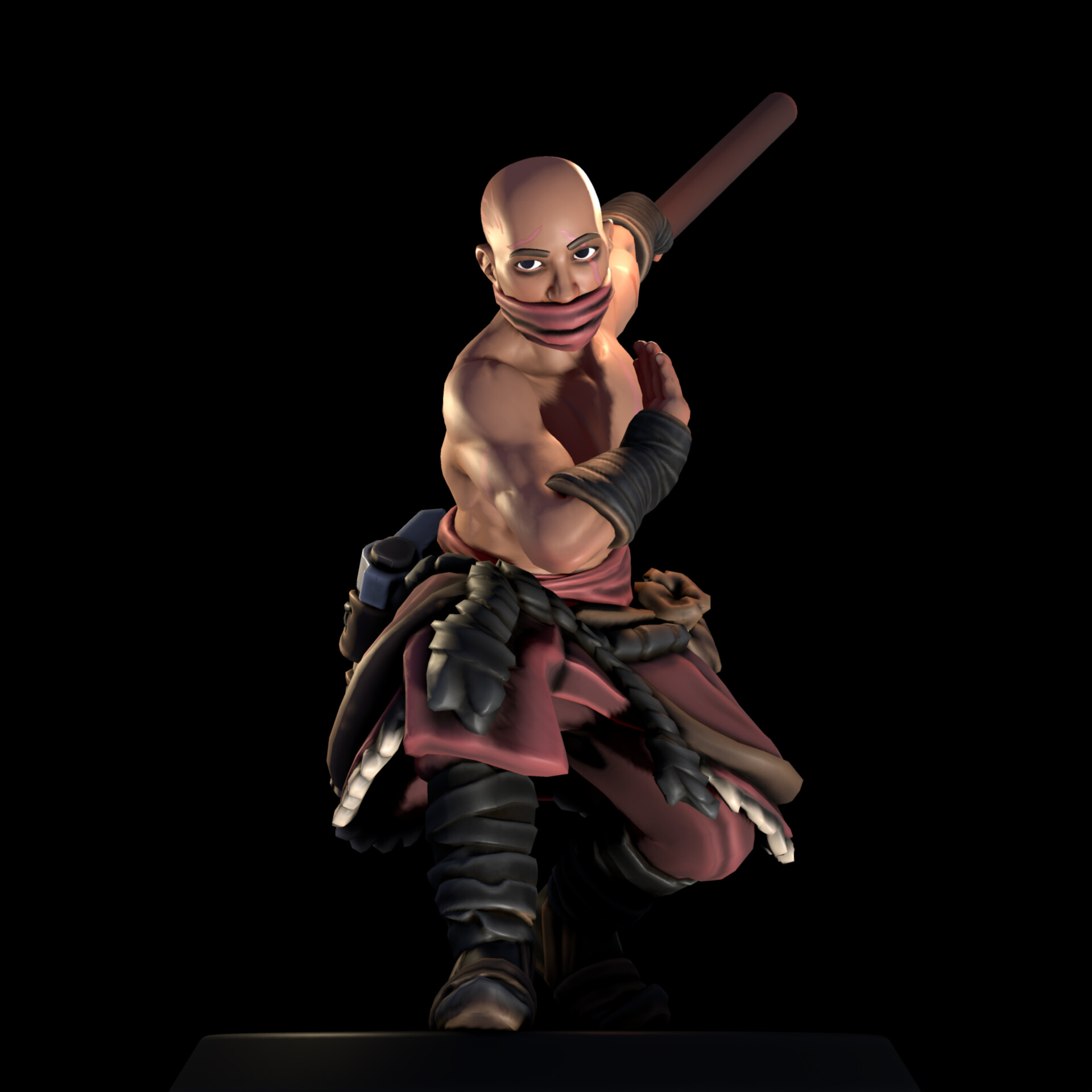 ArtStation - Monk Pose