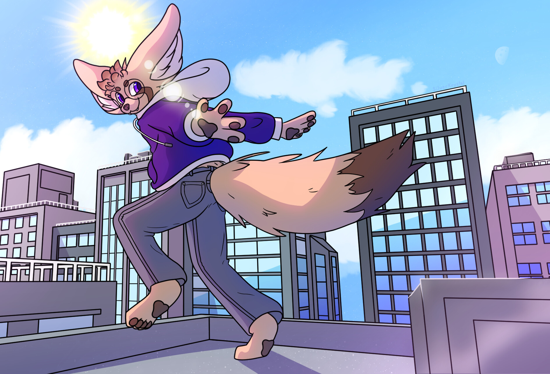 ArtStation - Rooftop Runnin'