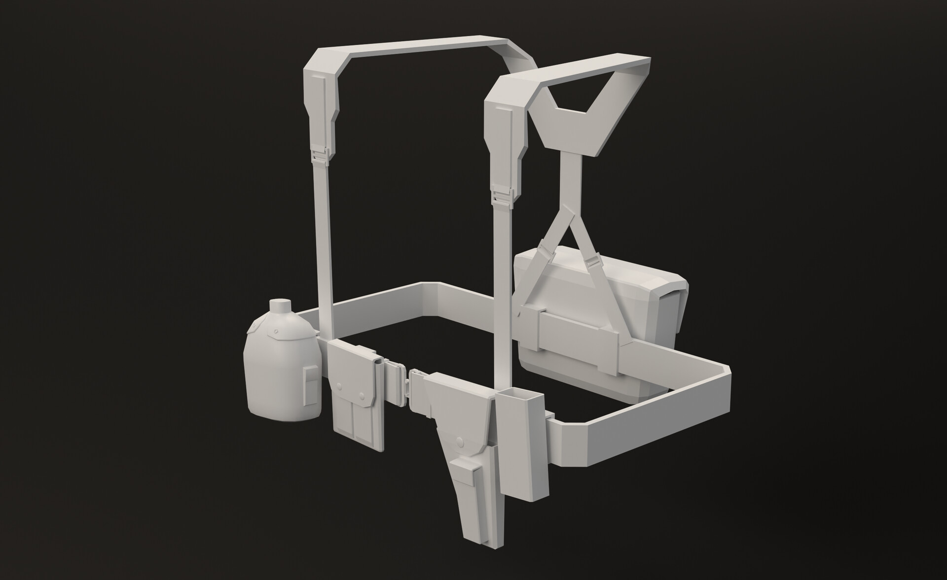 ArtStation - Belt with harness for Roblox