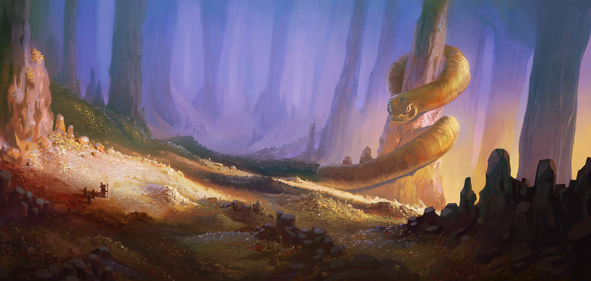 ArtStation - Gold cave