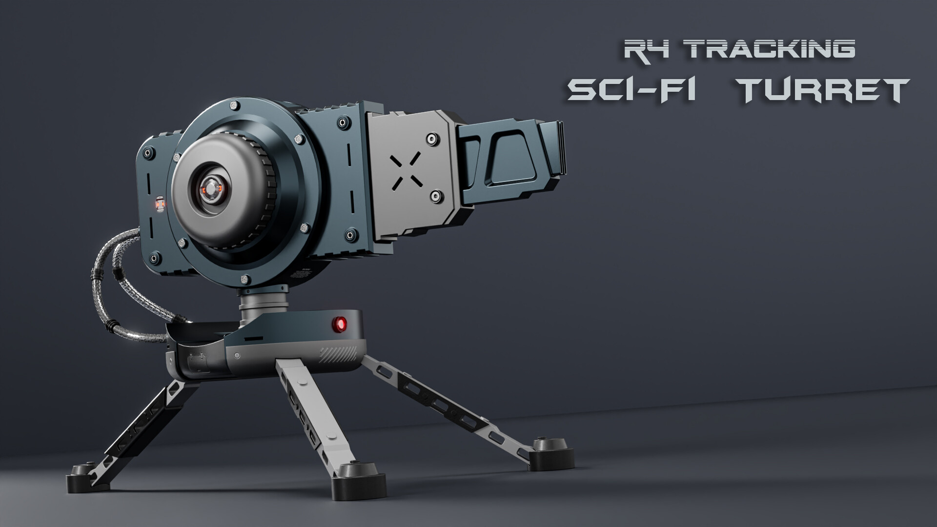 ArtStation - Sci-Fi Tracking Turret