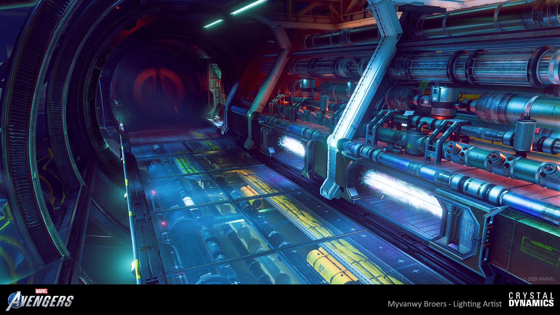 Myvanwy Broers - Marvel's Avengers Cosmic Cube - Lighting - Underwater ...