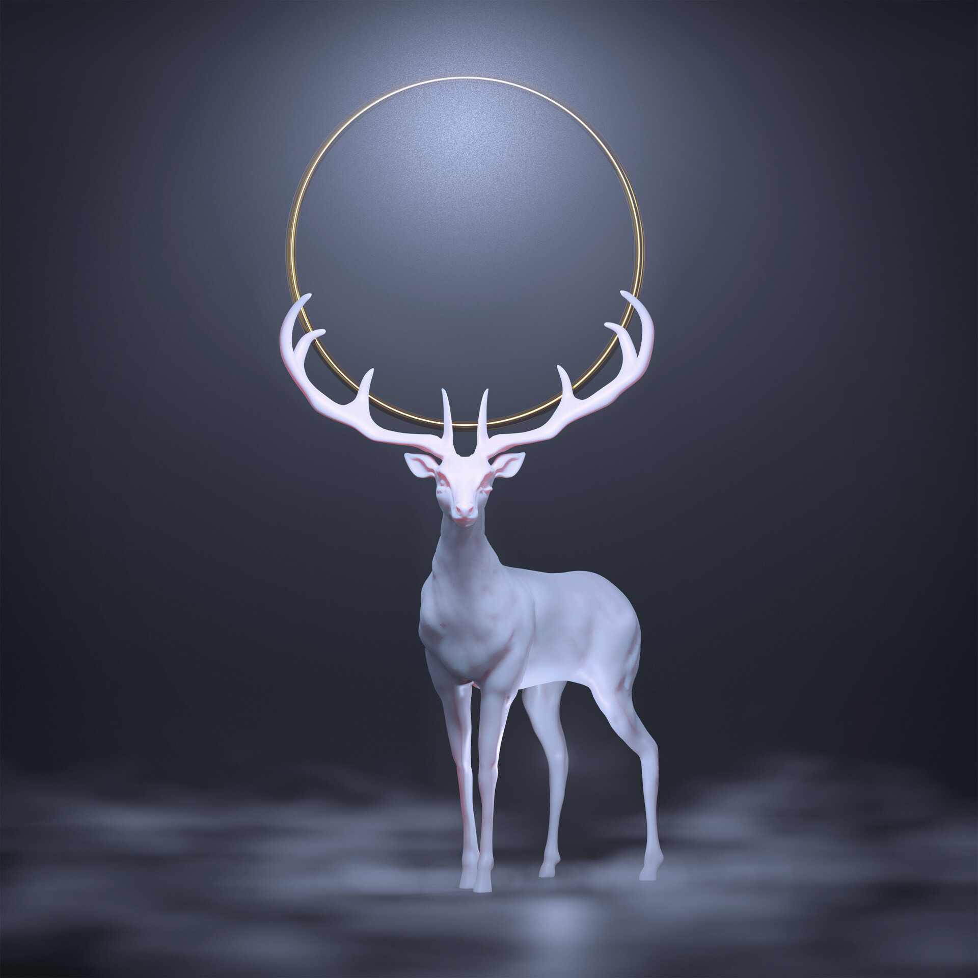 ArtStation - Deer god