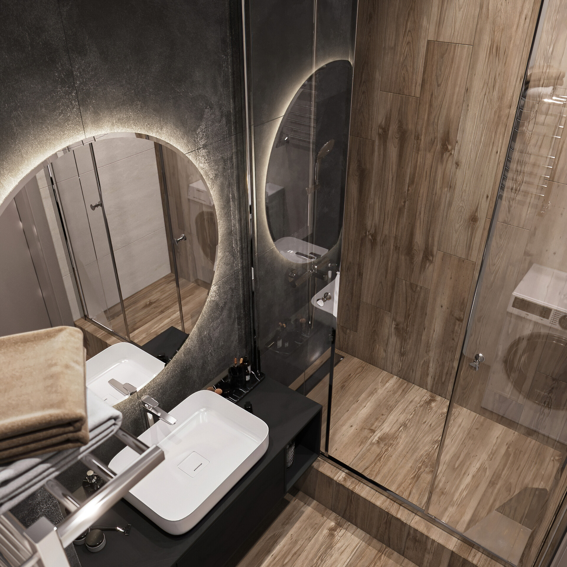 ArtStation - Bathroom Chkalov interior visualisation