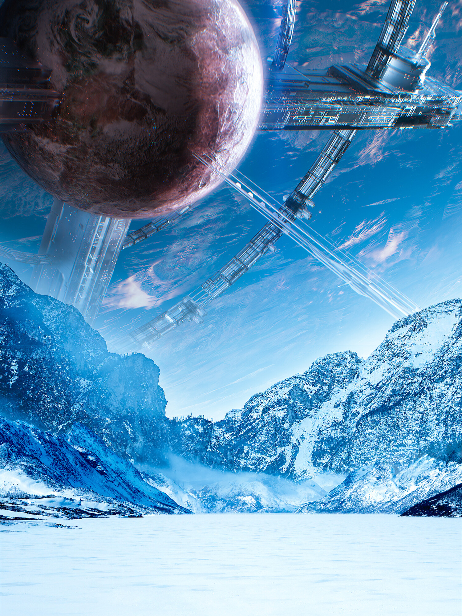 ArtStation - Snow Space Station