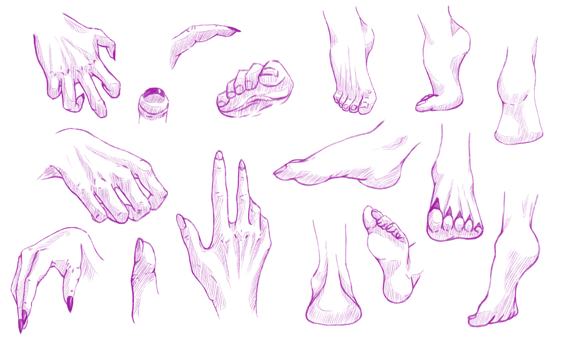 ArtStation - Hands and feet