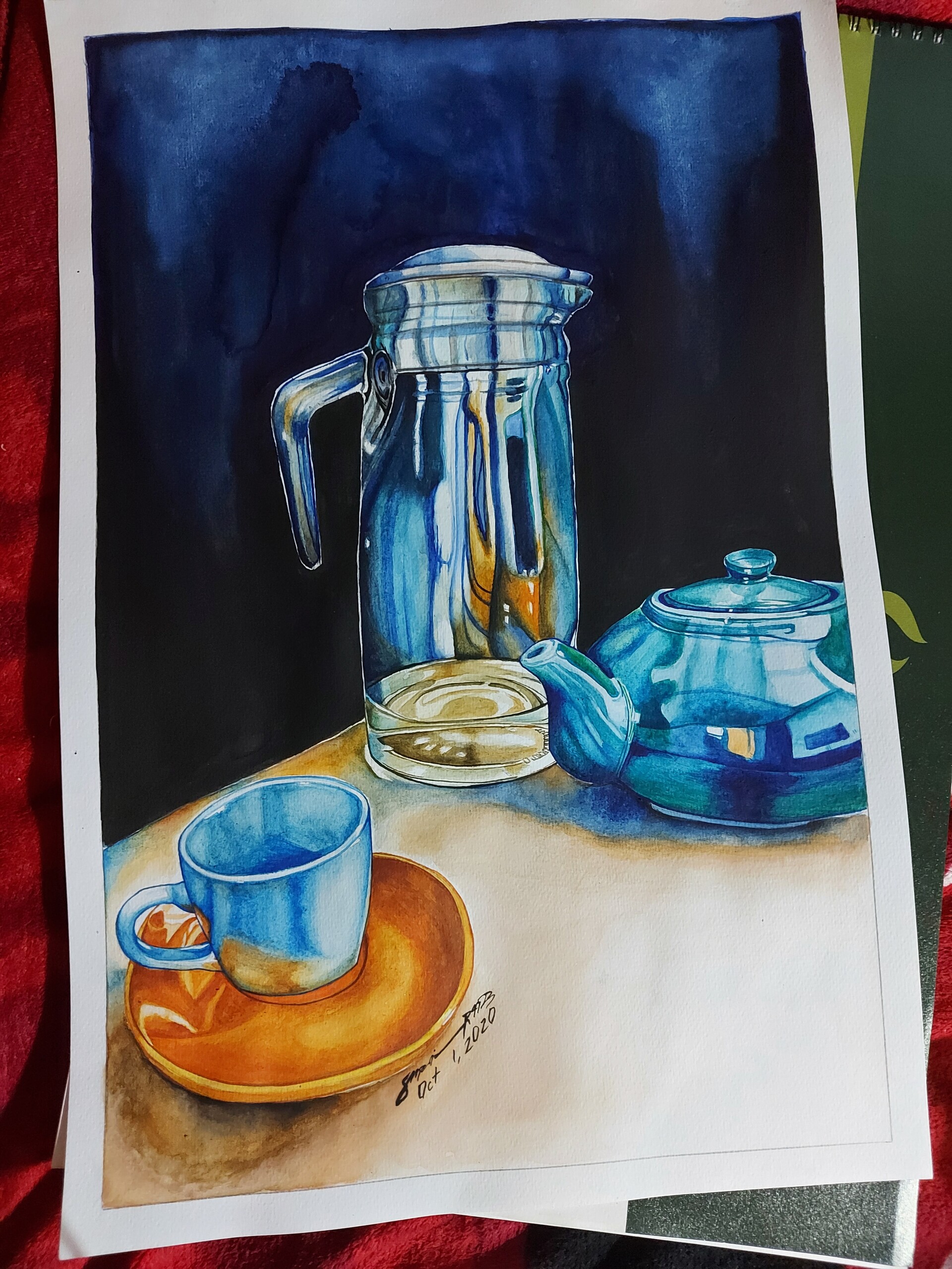 ArtStation - water color still life