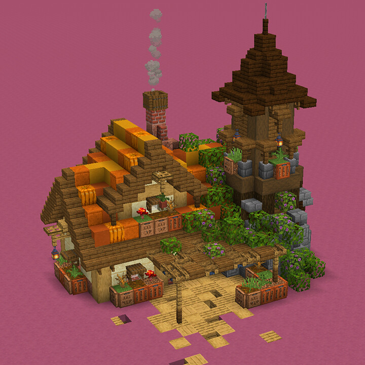 Pumpkin House Minecraft