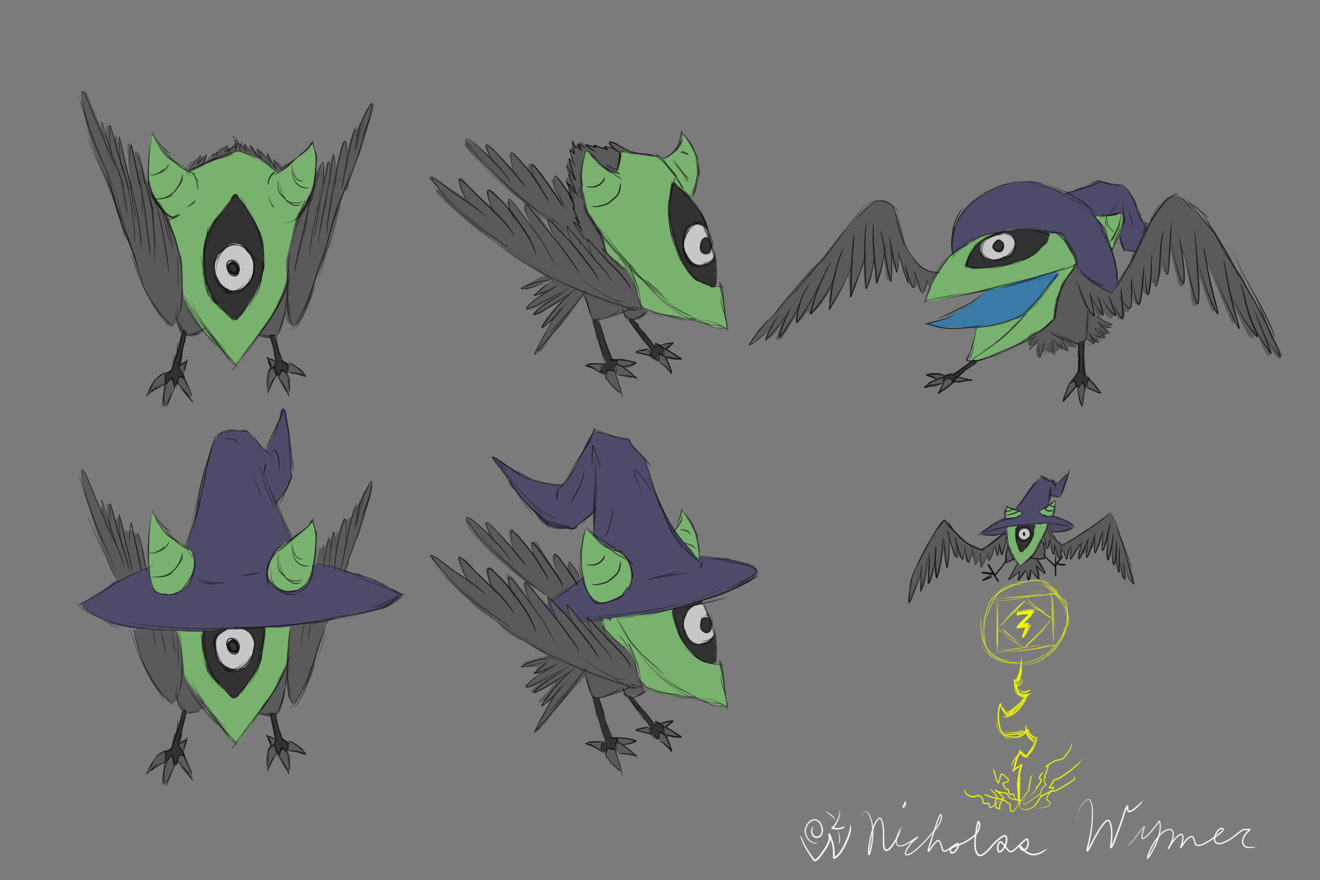 ArtStation - Witch Bird Concept Art