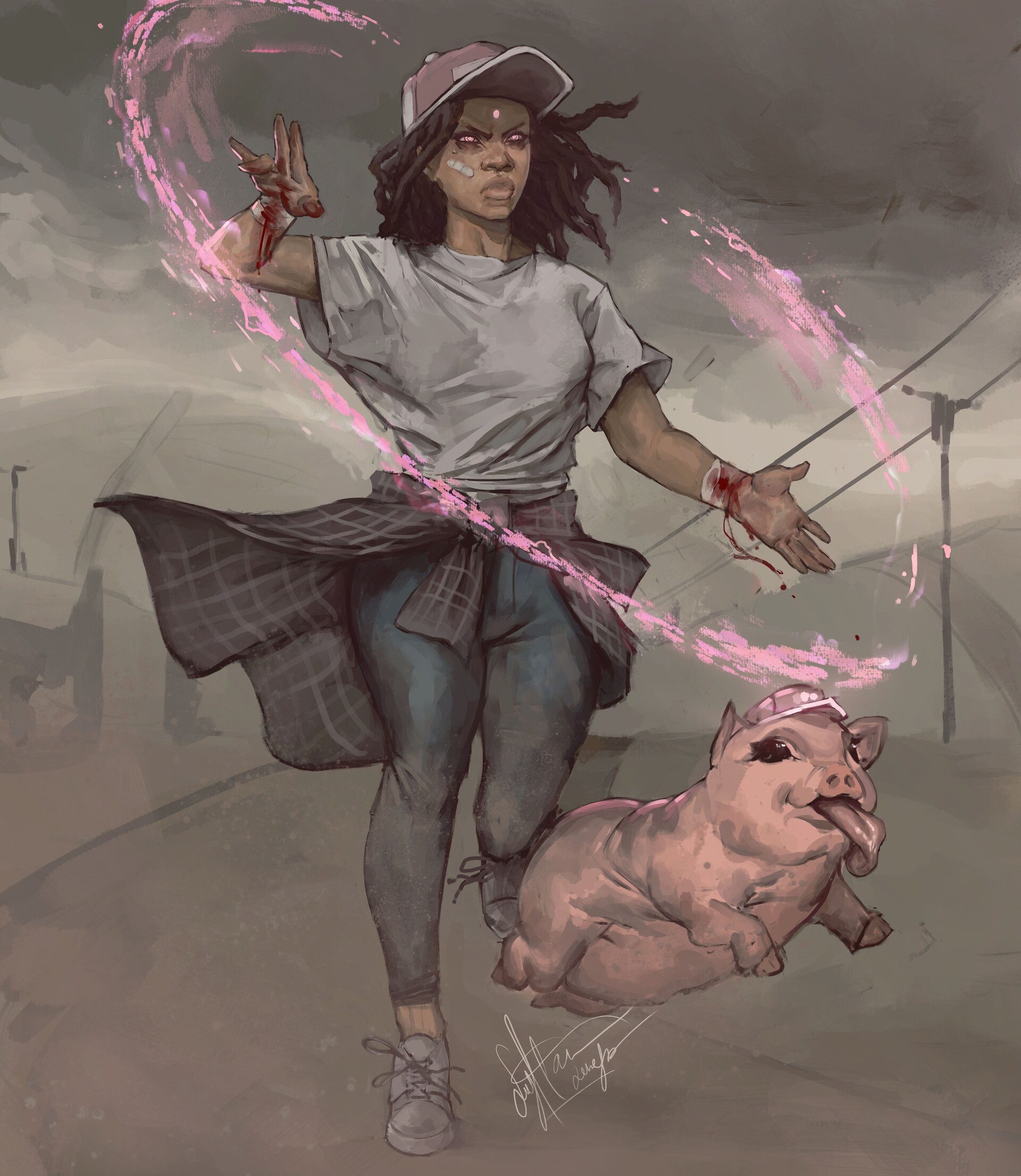 ArtStation - Farm girl Witch