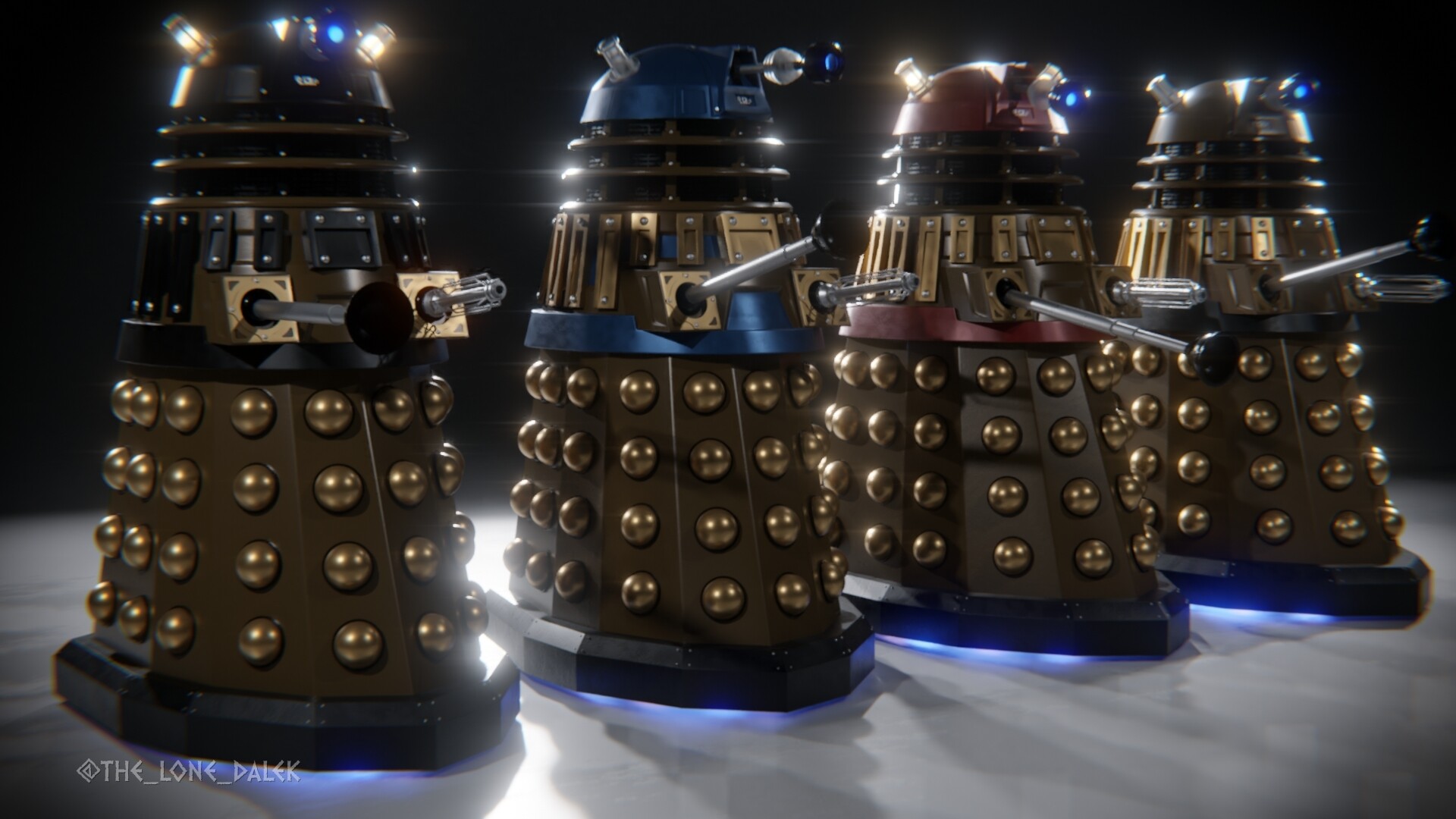 ArtStation - Recreation of the Main Daleks from 'Infiltration of the ...