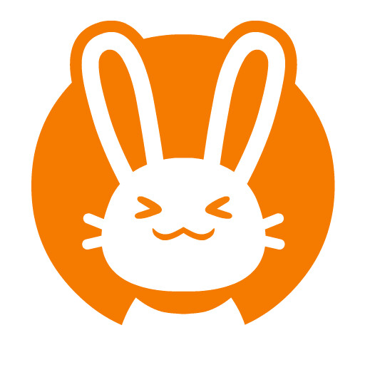 orange rabbit logo