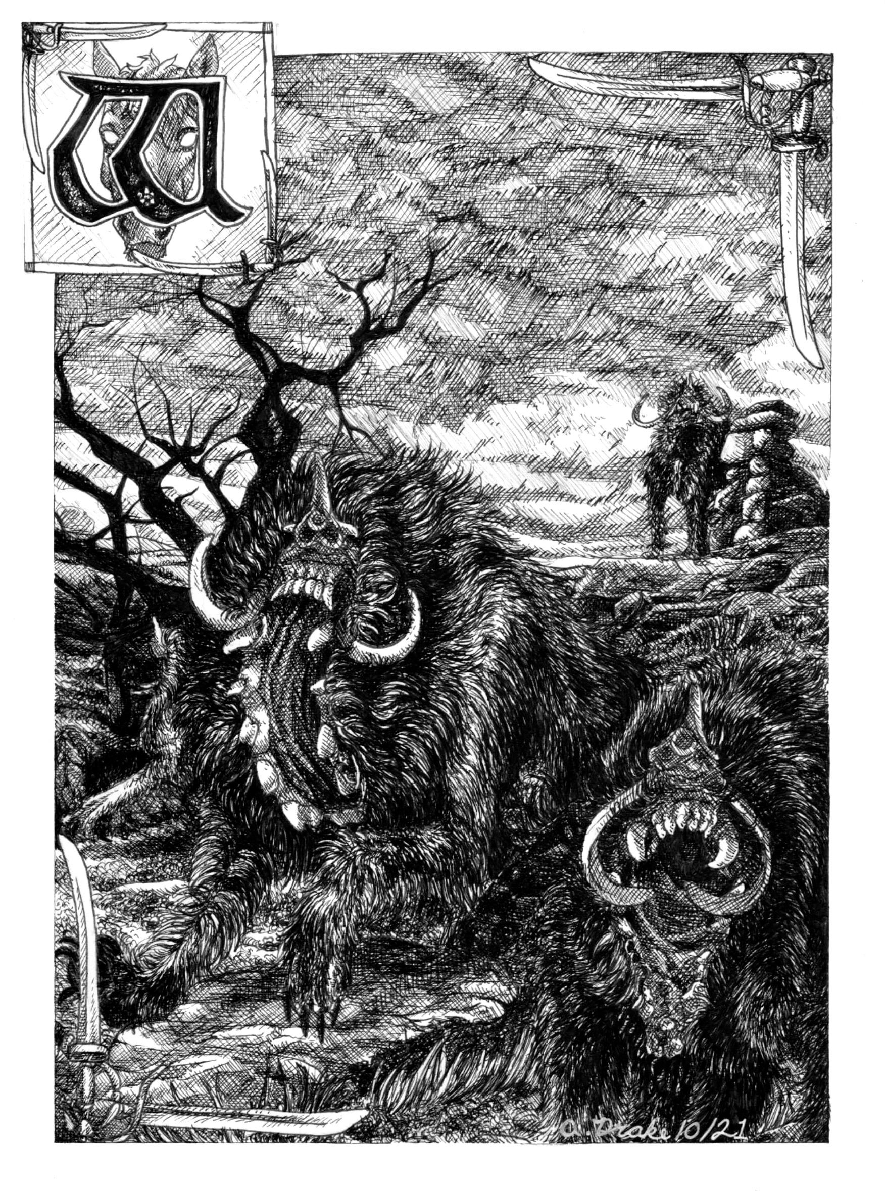 ArtStation - W is for Wisht Hound