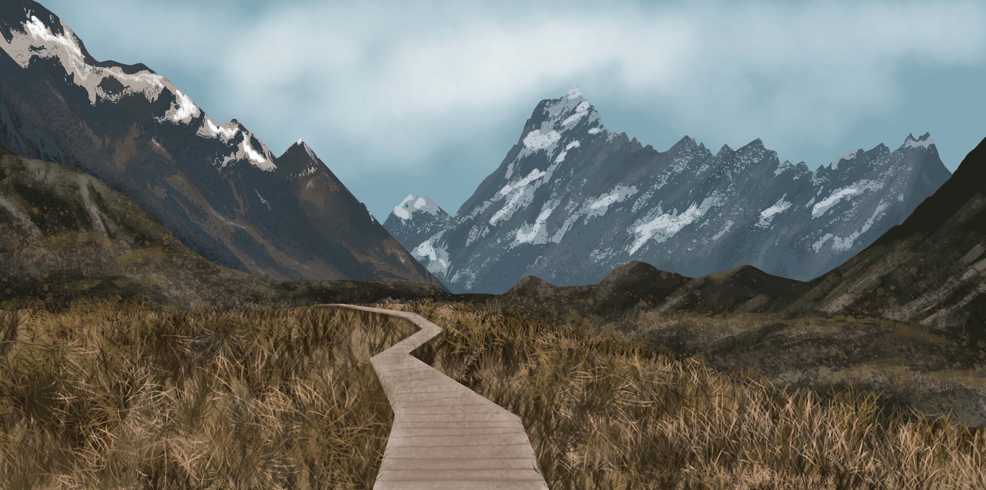 ArtStation - Mountain Path