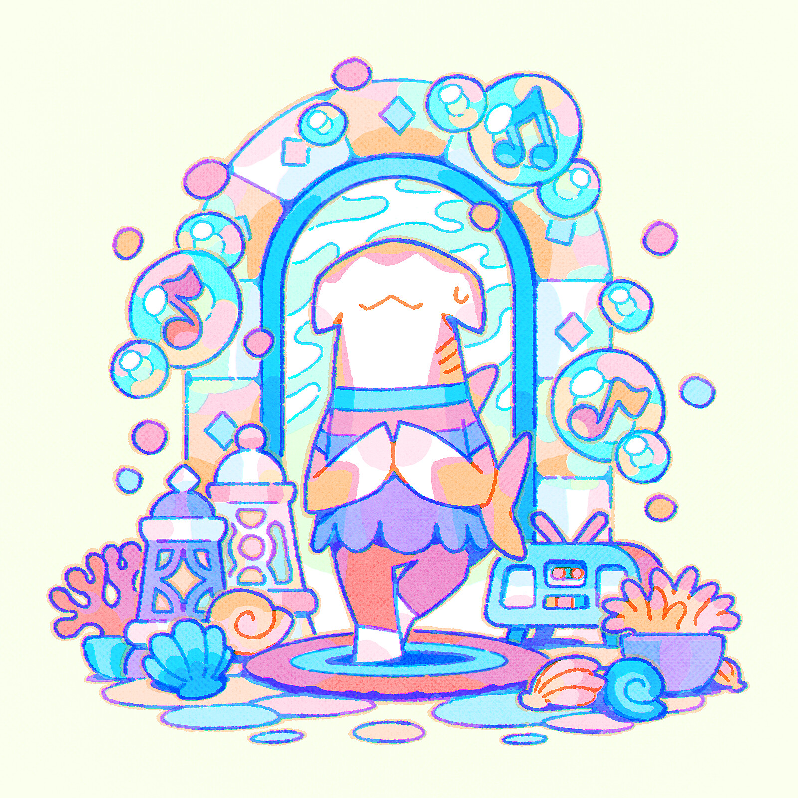 ArtStation - Shark Yoga