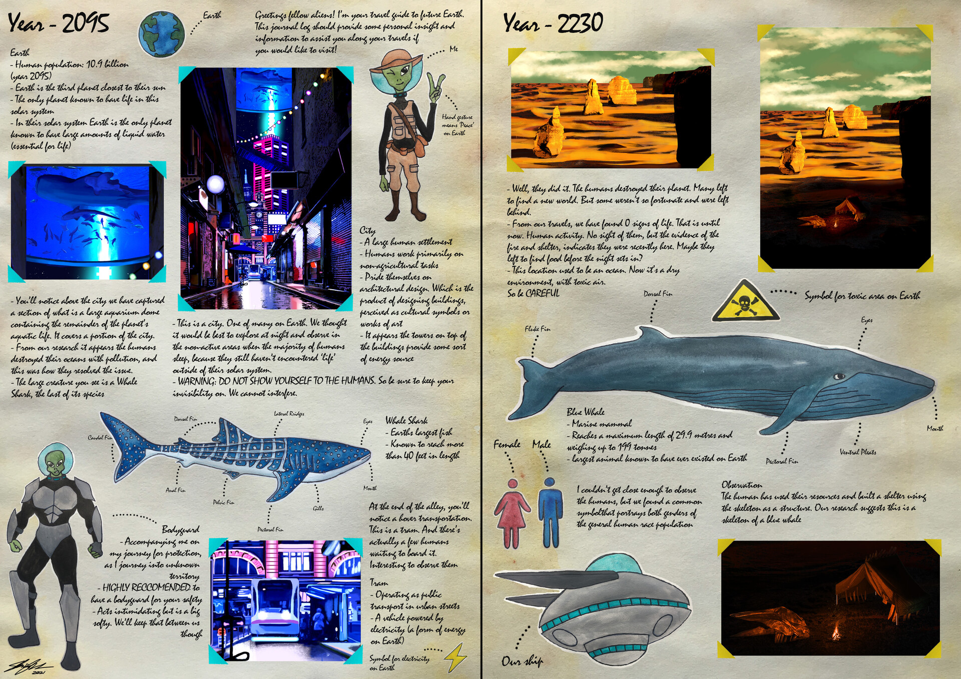 ArtStation - A Travel Journal on Future Earth