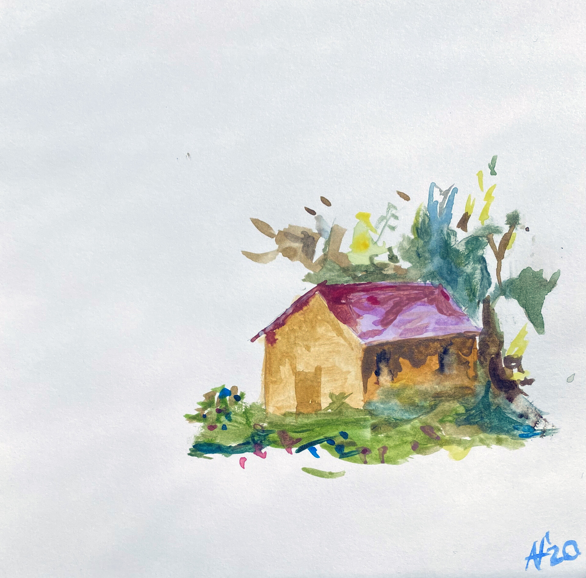 Adam Voight - Cozy Cottage - WaterColor