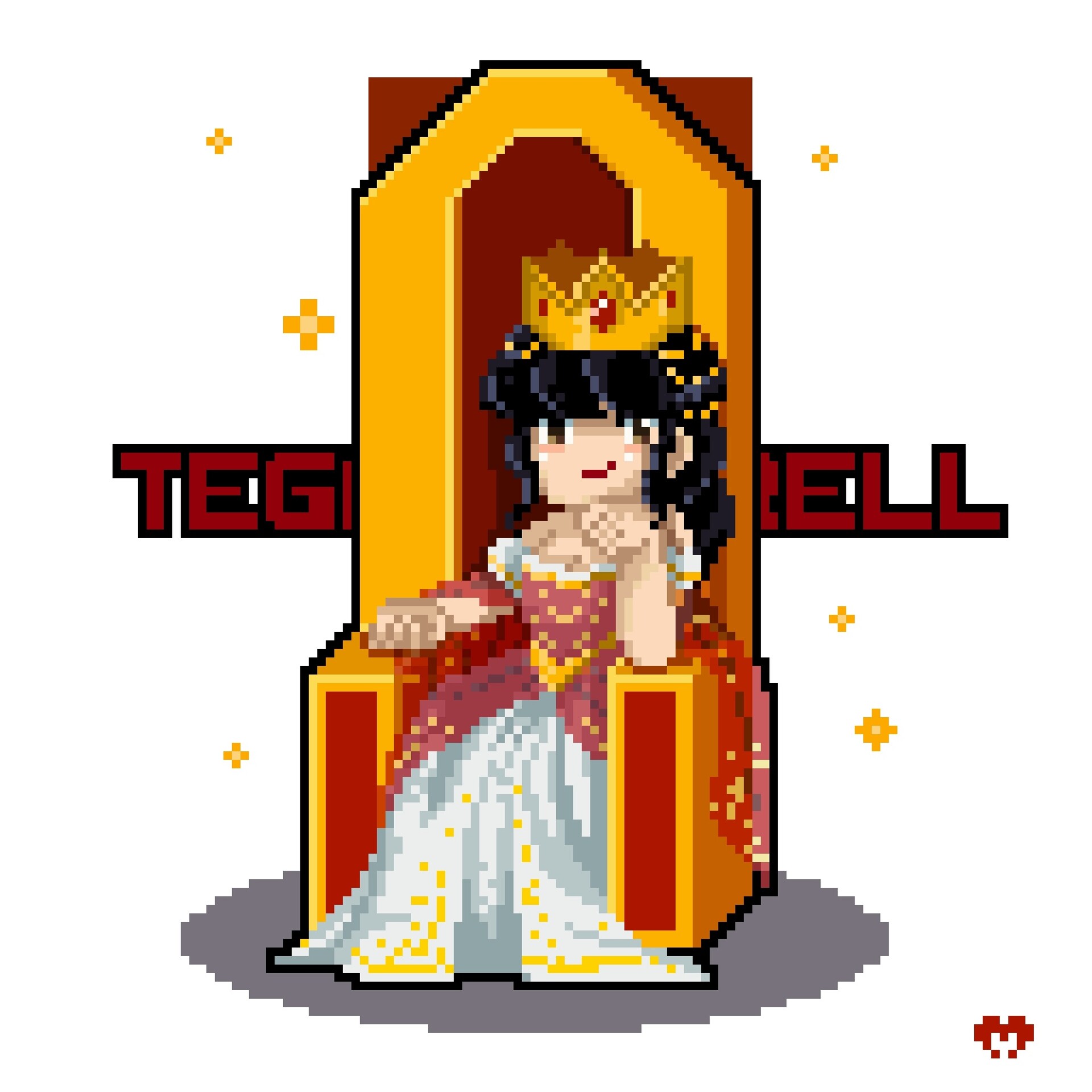 ArtStation - Pixel art - queen tegan