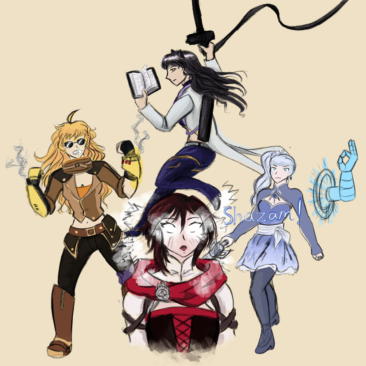 ArtStation - RWBY doodles