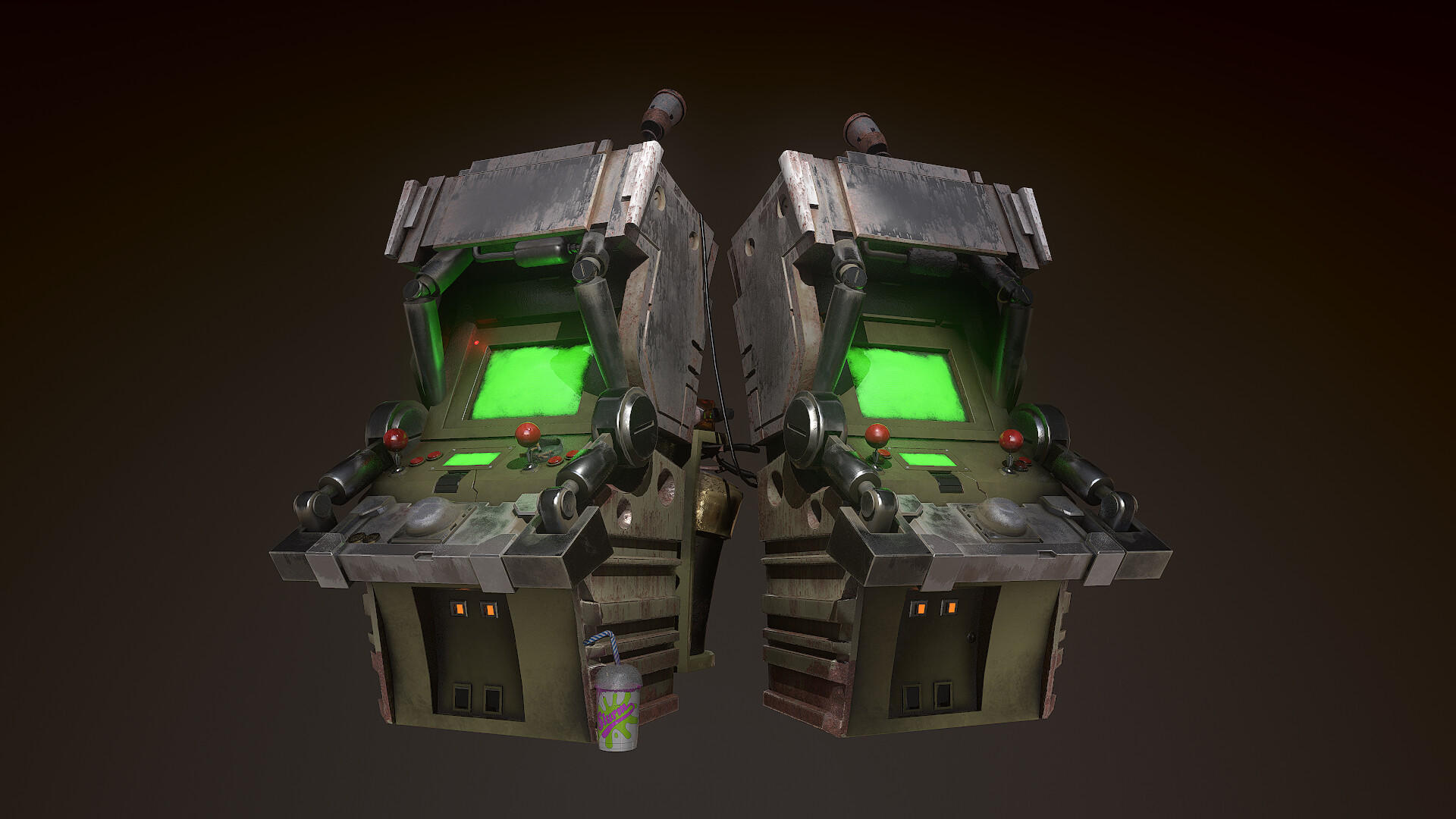 ArtStation - Futuristic Arcade Machine