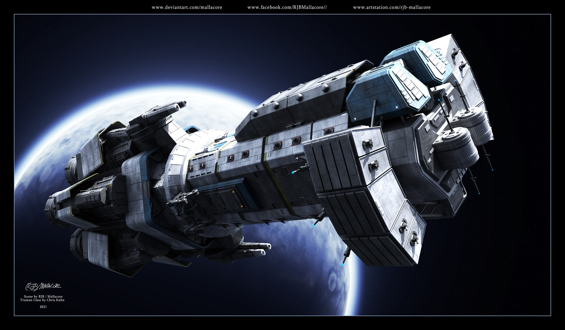 ArtStation - Expanse - Truman Class - 2021