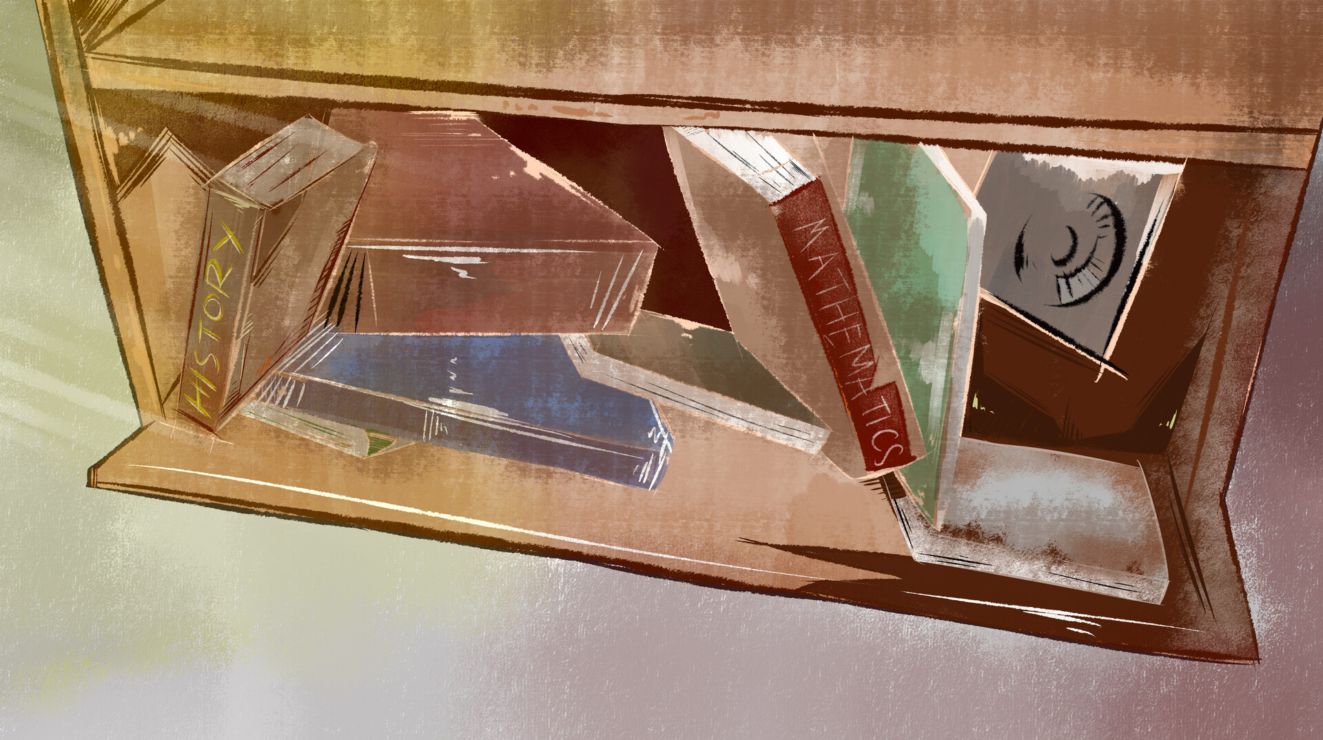 ArtStation - Book shelf