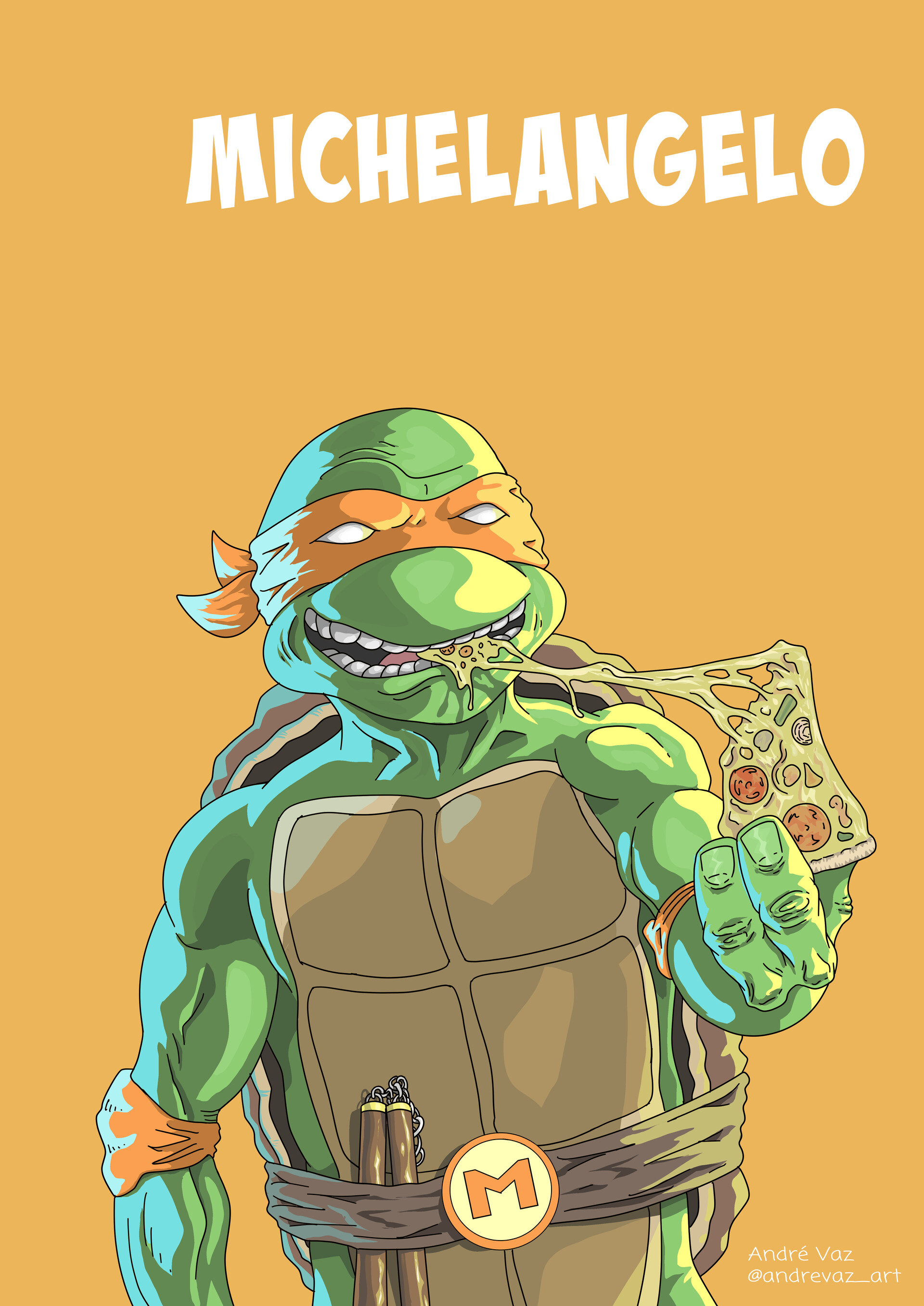 ArtStation - Michelangelo from Teenage Mutant Ninja Turtles