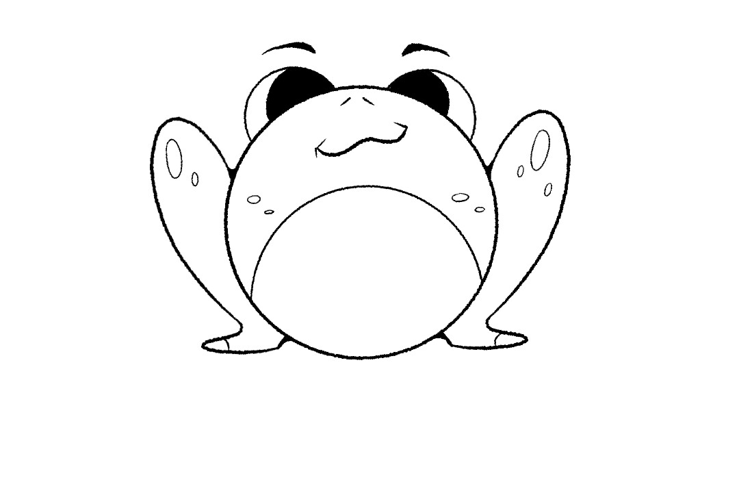 ArtStation - Animation- Blinking Frog