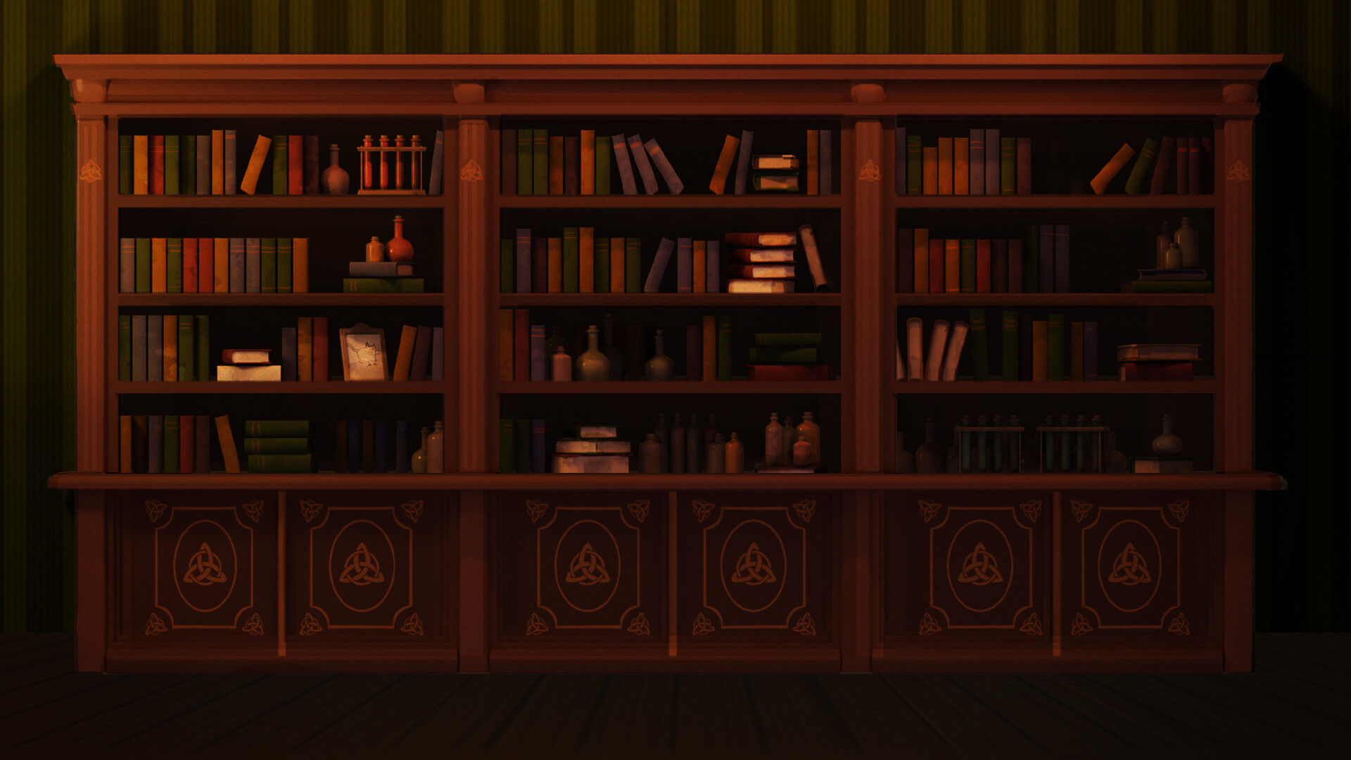 ArtStation - Bookshelf Concept Design
