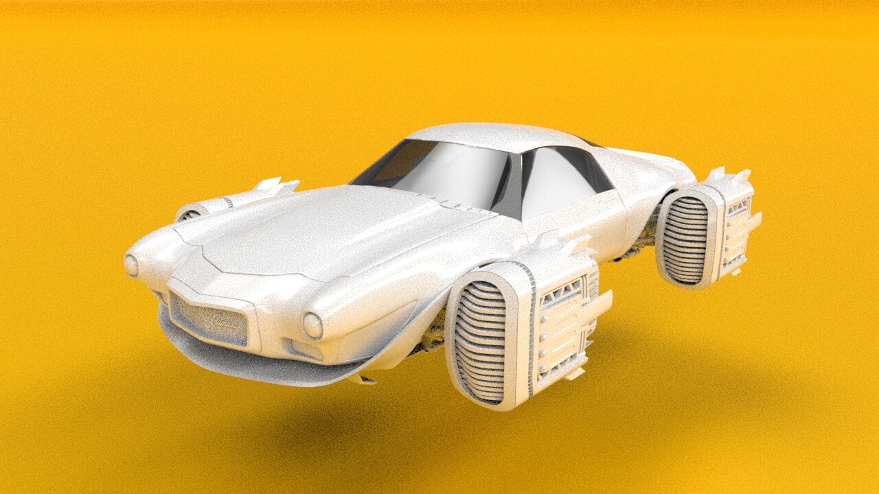 ArtStation - Flying Camaro Z28