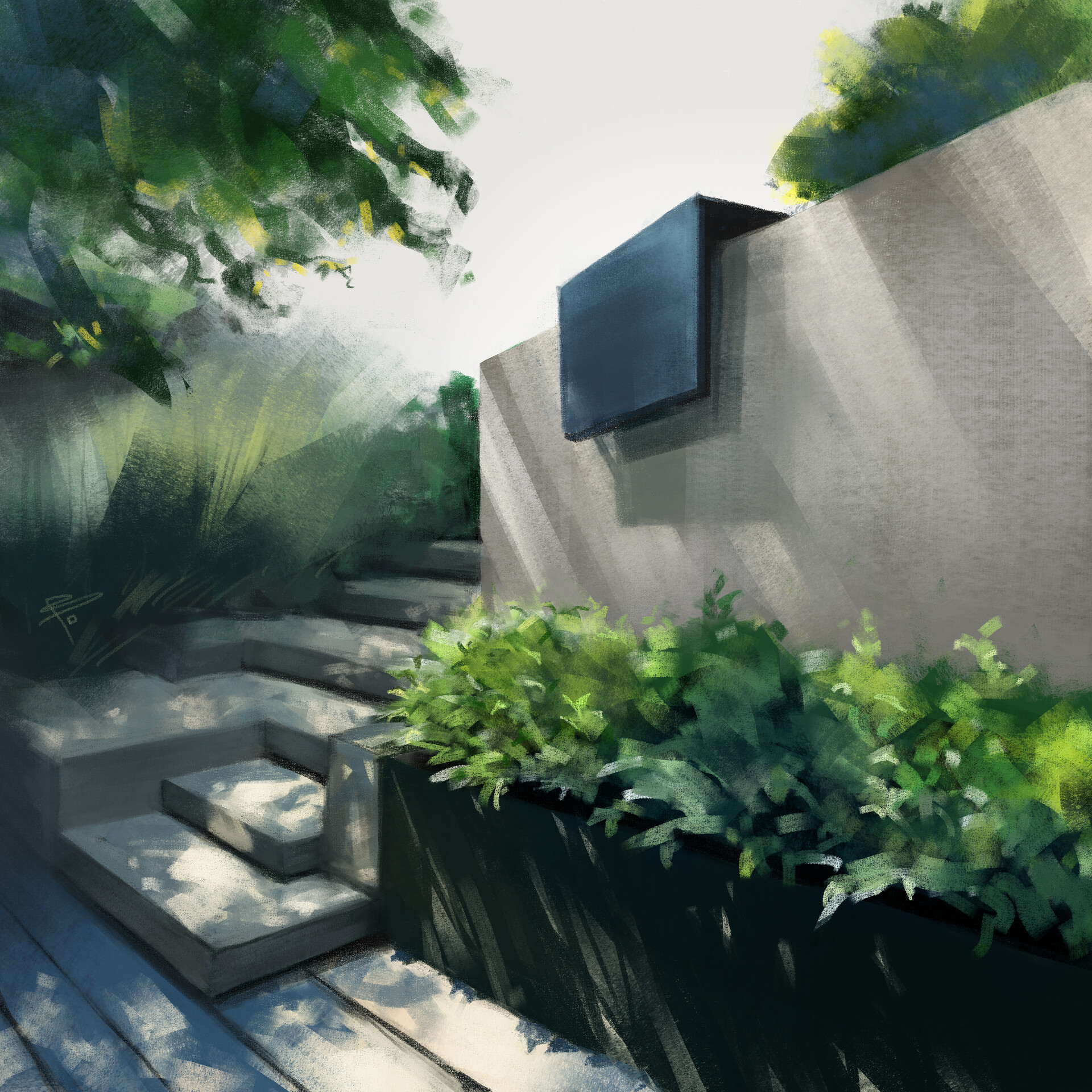 ArtStation - Leaf Shadow