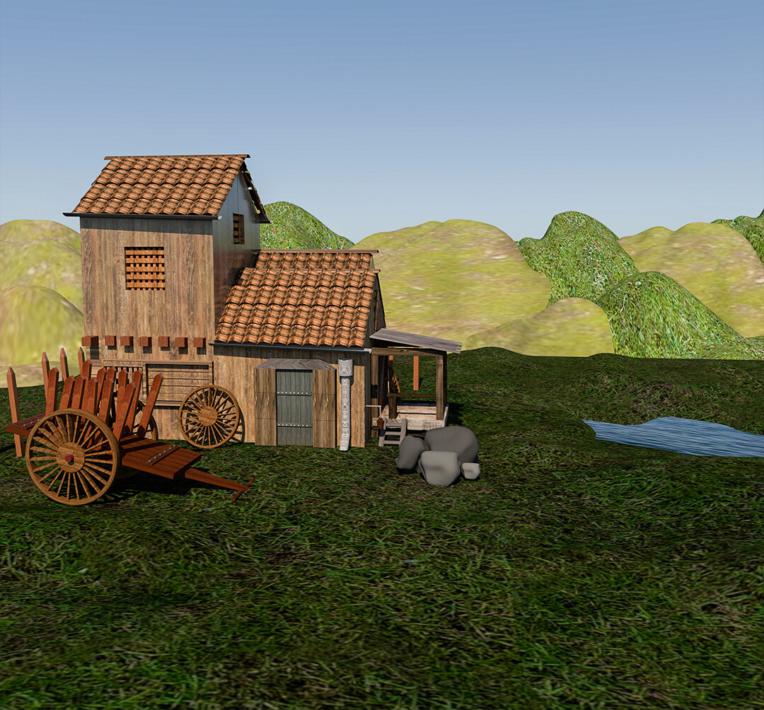 ArtStation - semi_realistic background