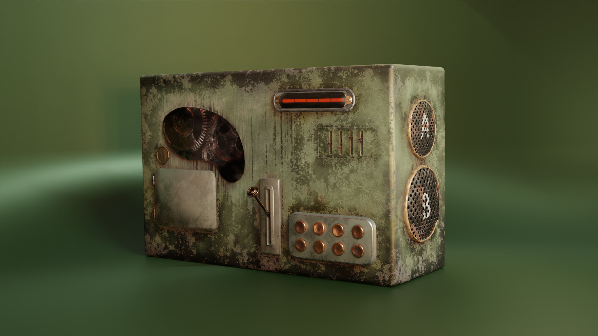 ArtStation - Old Radio Box