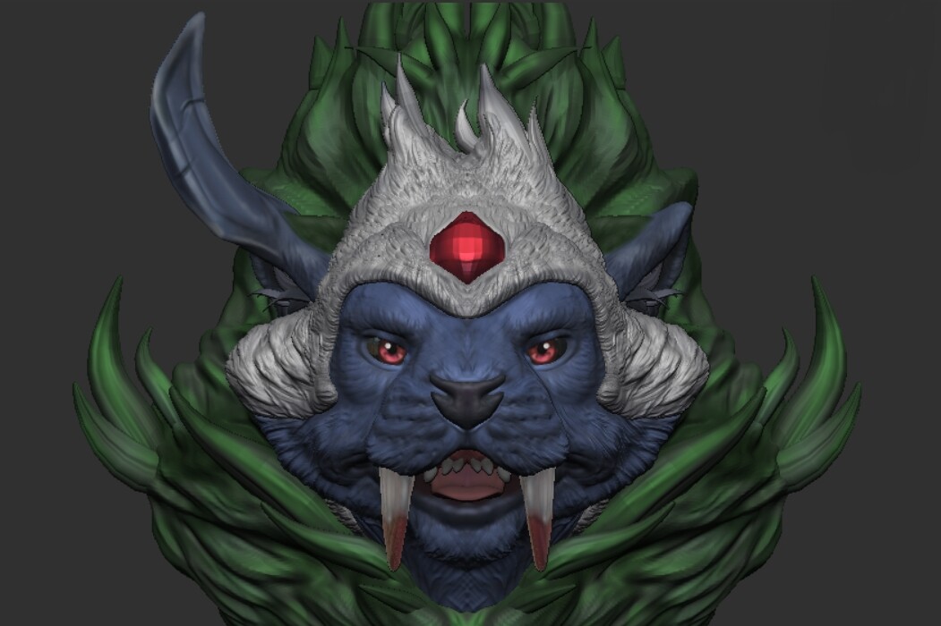 Ezsketchies - Saber Tooth Fakemon