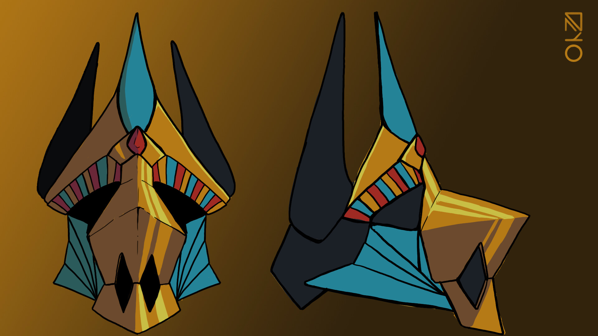 ArtStation - Anubis helmet