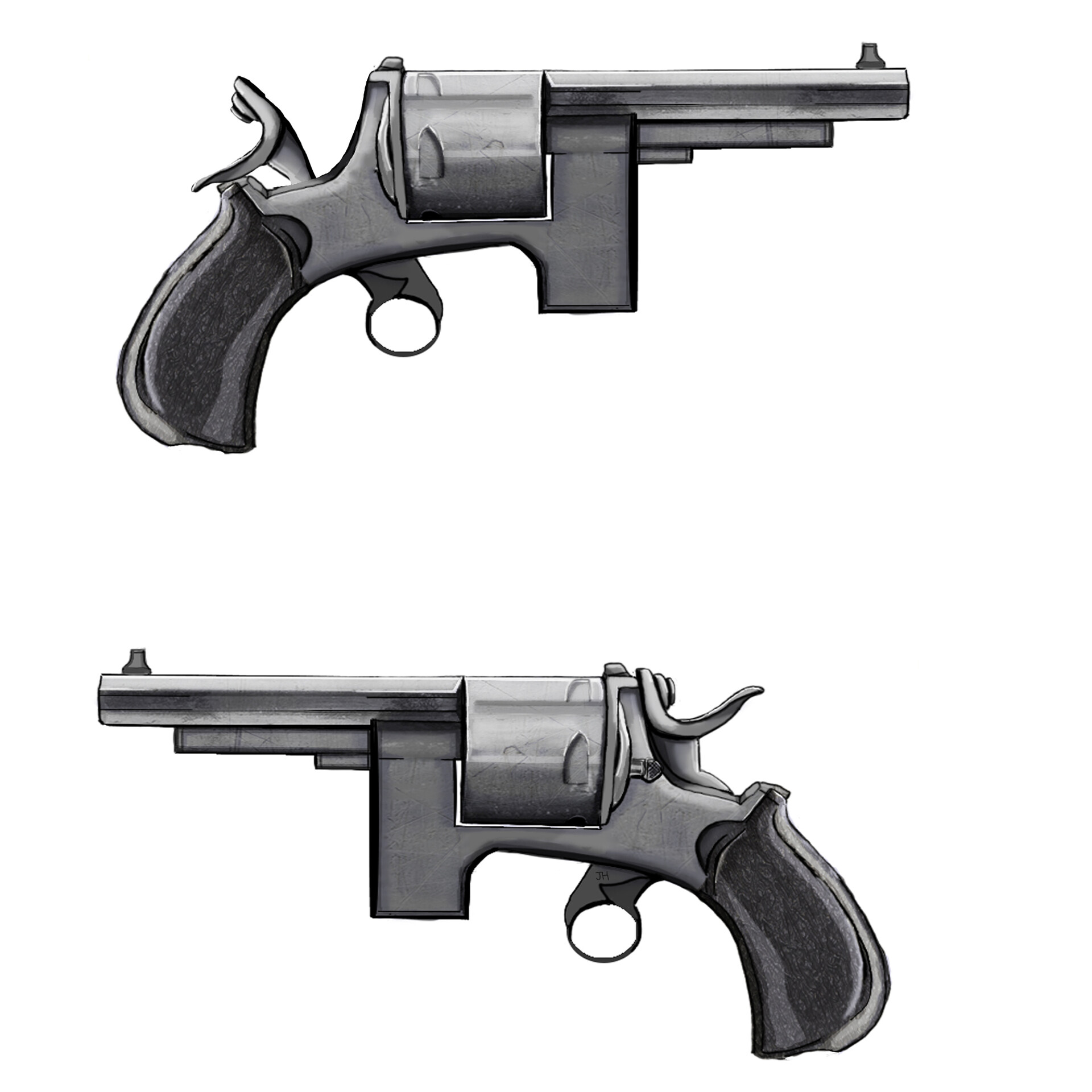 ArtStation - Revolver concept