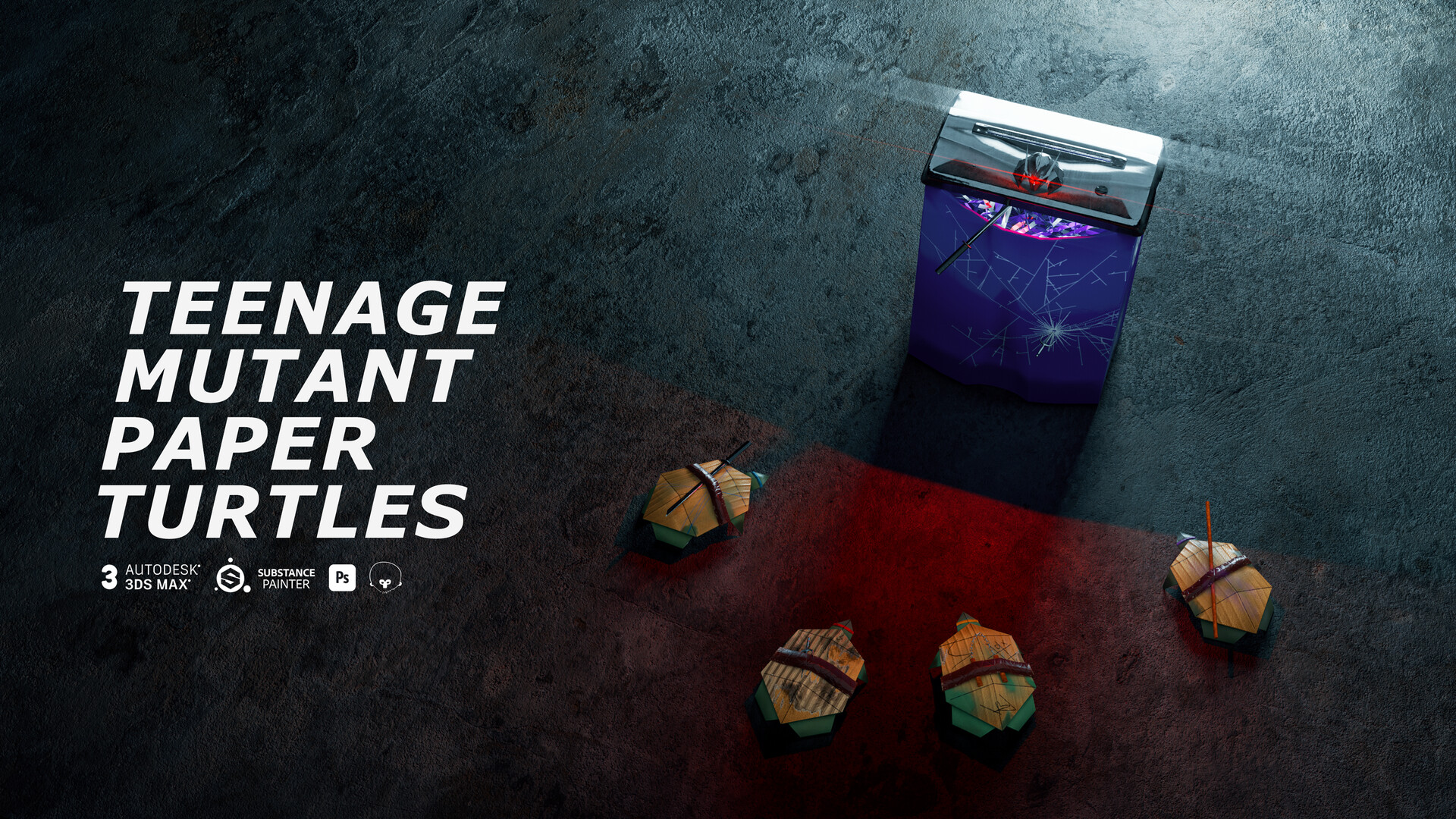 ArtStation - Teenage Mutant Paper Turtles