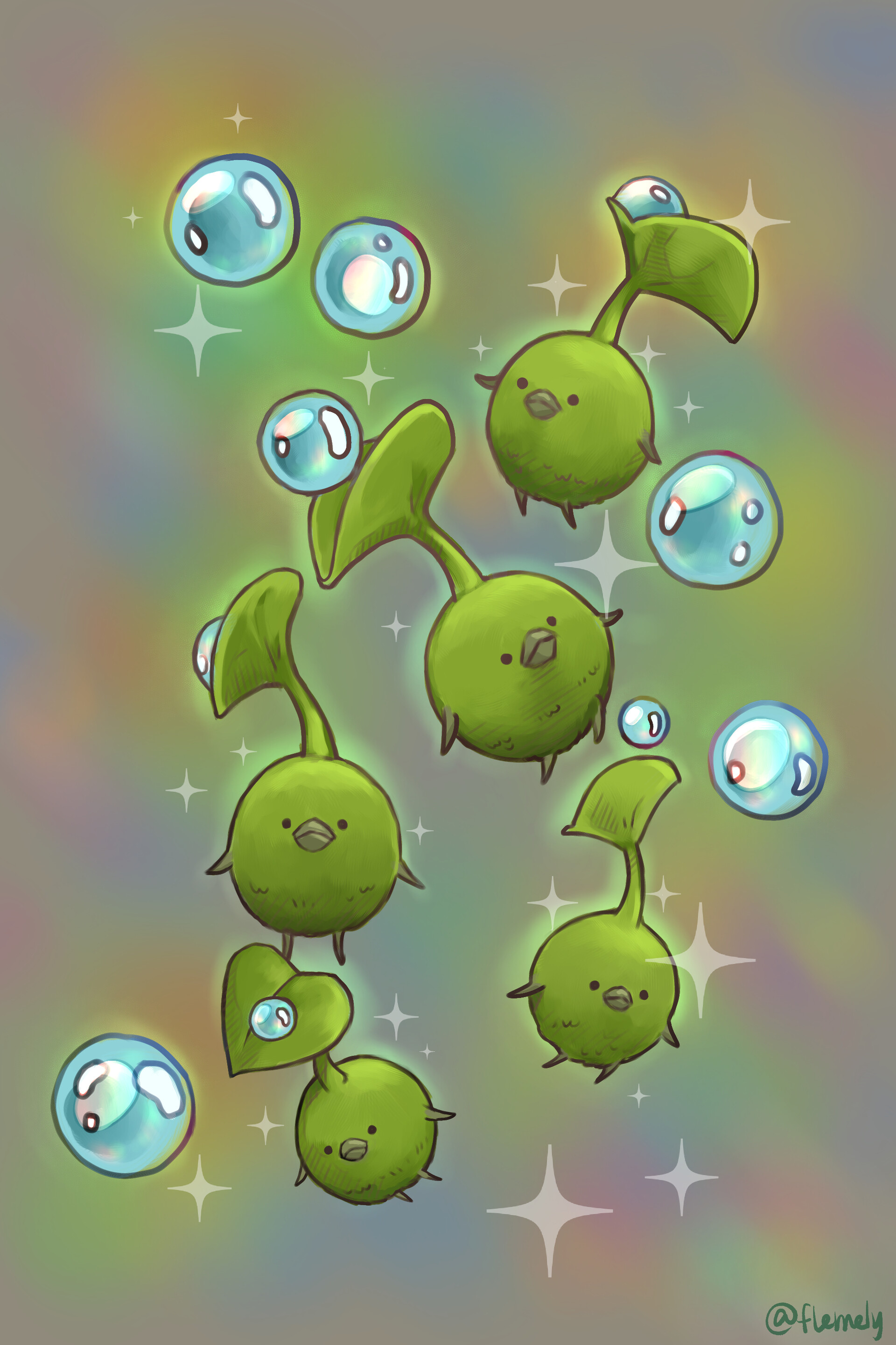 ArtStation - FFXIV Fan Art - Korpokkur (monster)