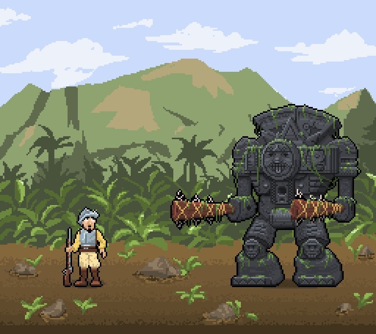 ArtStation - Aztec golem