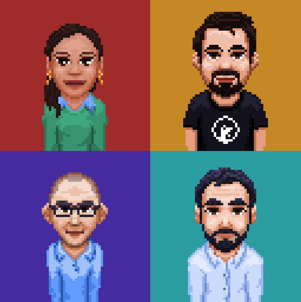 Andrés Castaño - Pixel portraits