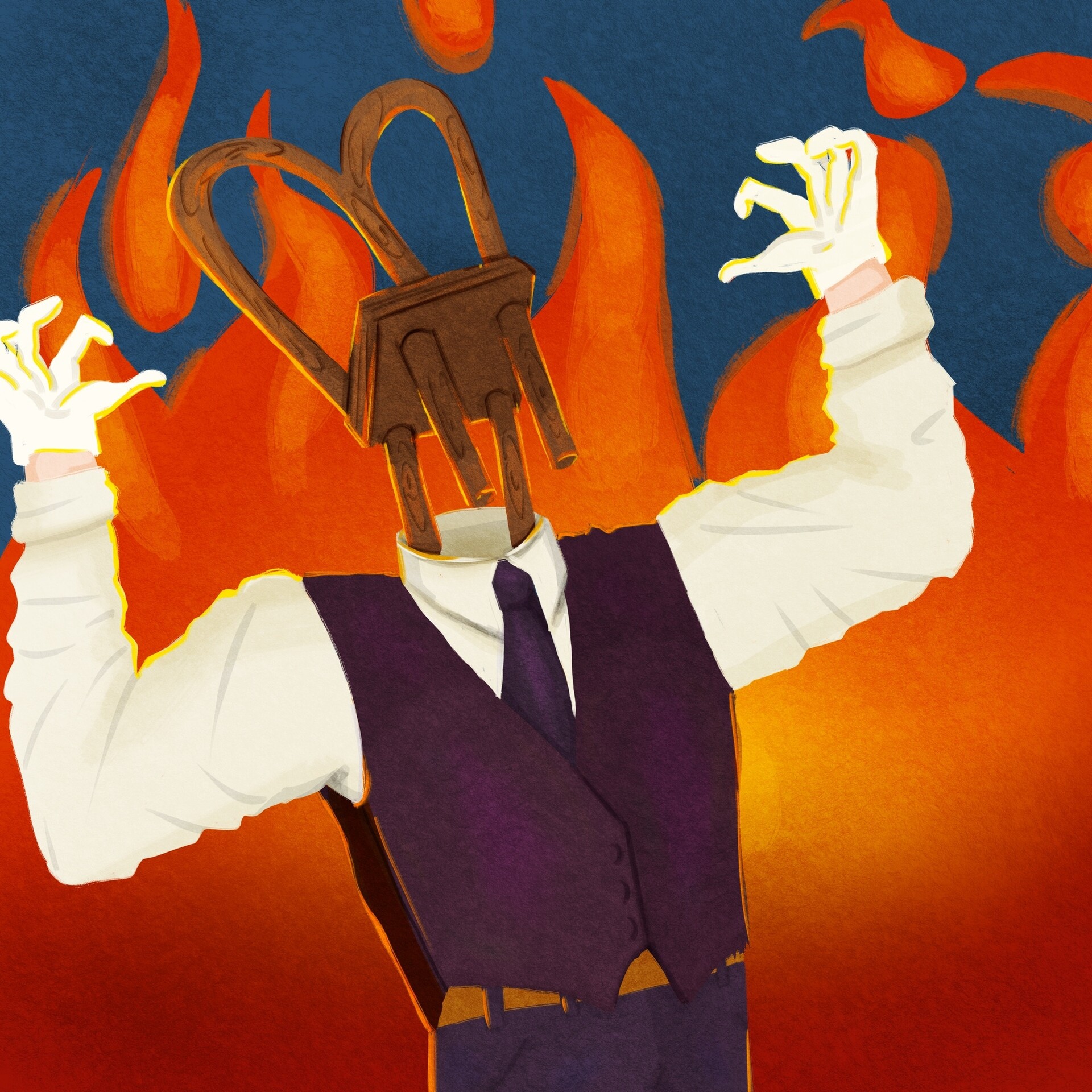 ArtStation - Chairface Chippendale from The Tick